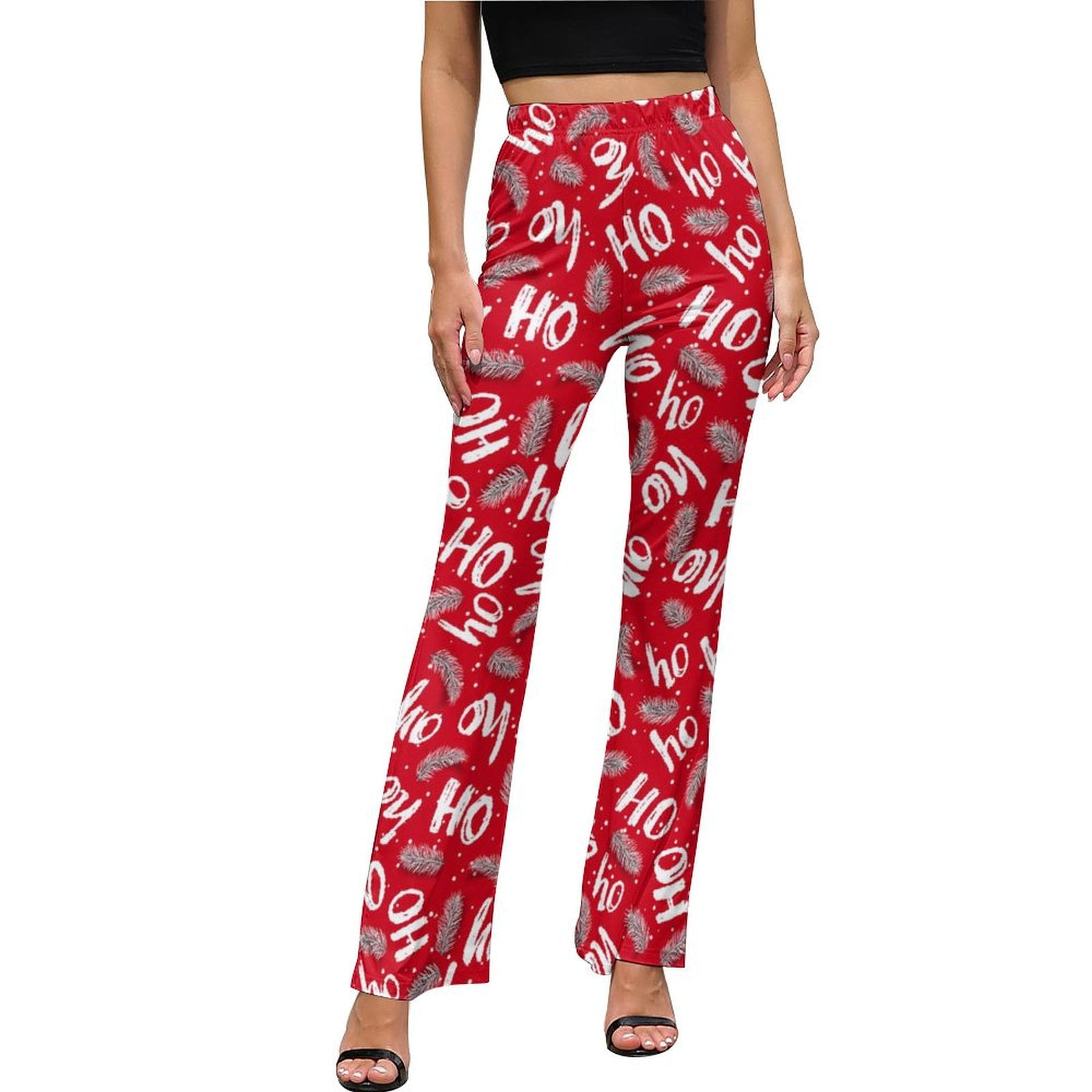 Flare Leggings for Women Hohoho3 High - Waisted Tummy Control Bell ...