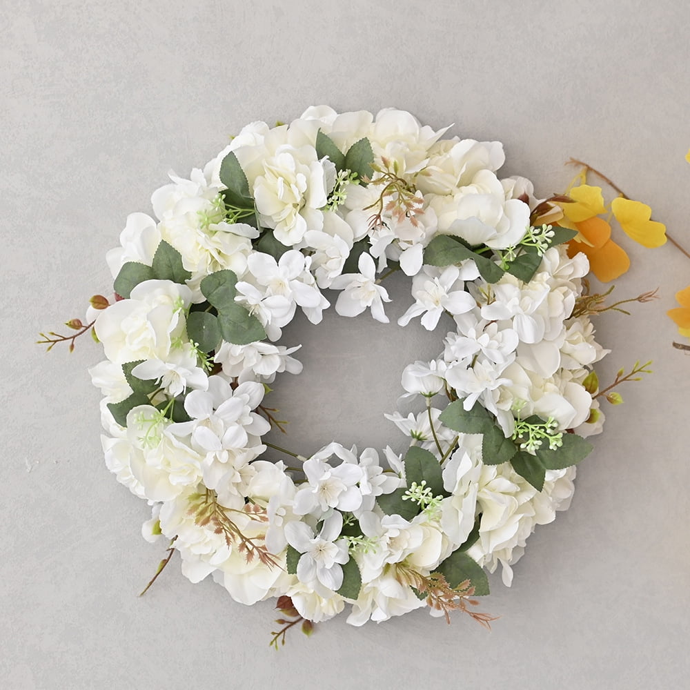 FlareFable 1.5FT Flower Christmas Garland, Artificial Greenery Garland ...