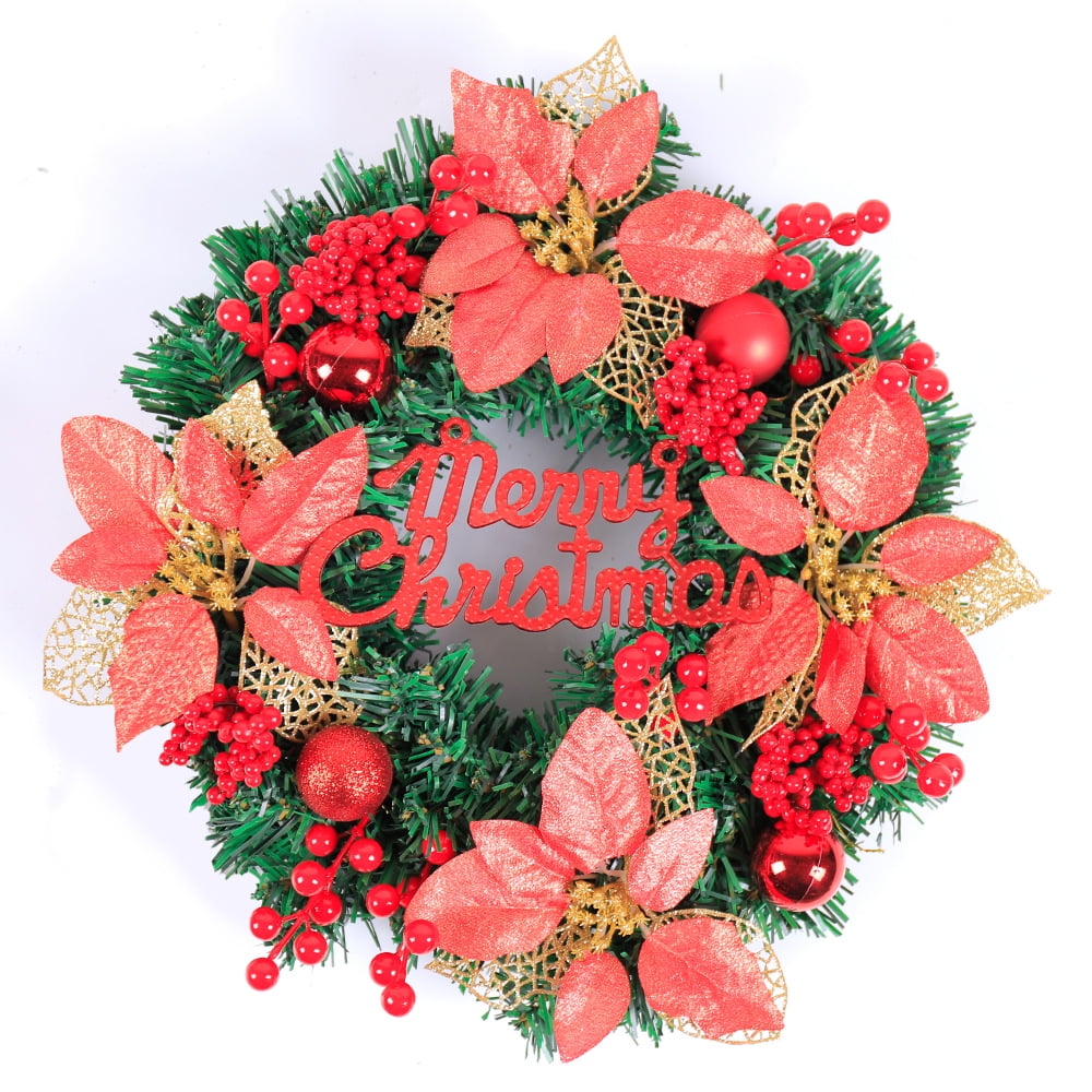 FlareFable 1.6FT Flower Christmas Garland, Artificial Greenery Garland ...