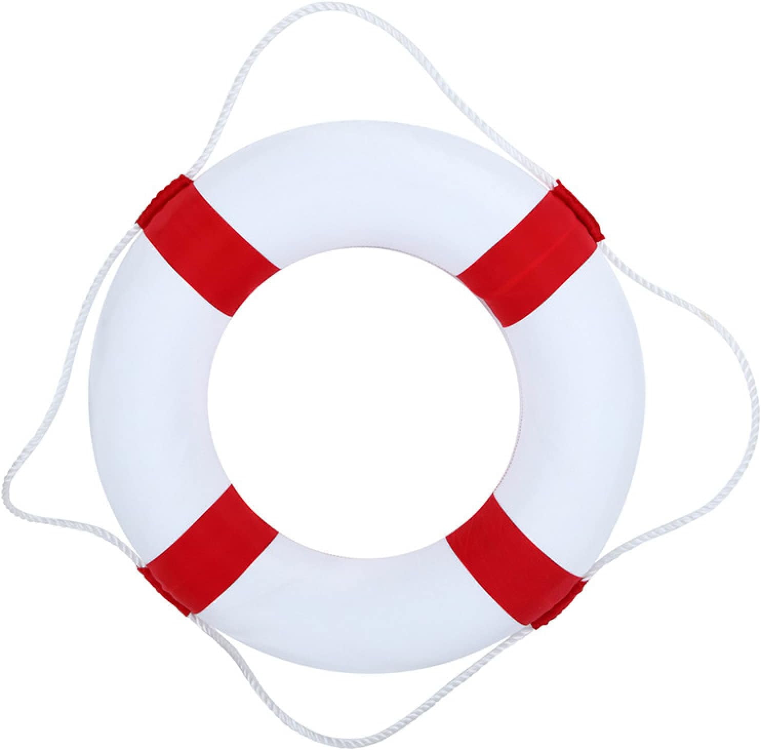 FlareFable 11.81" Life Ring with Water Floating Lifesaving Rope ...
