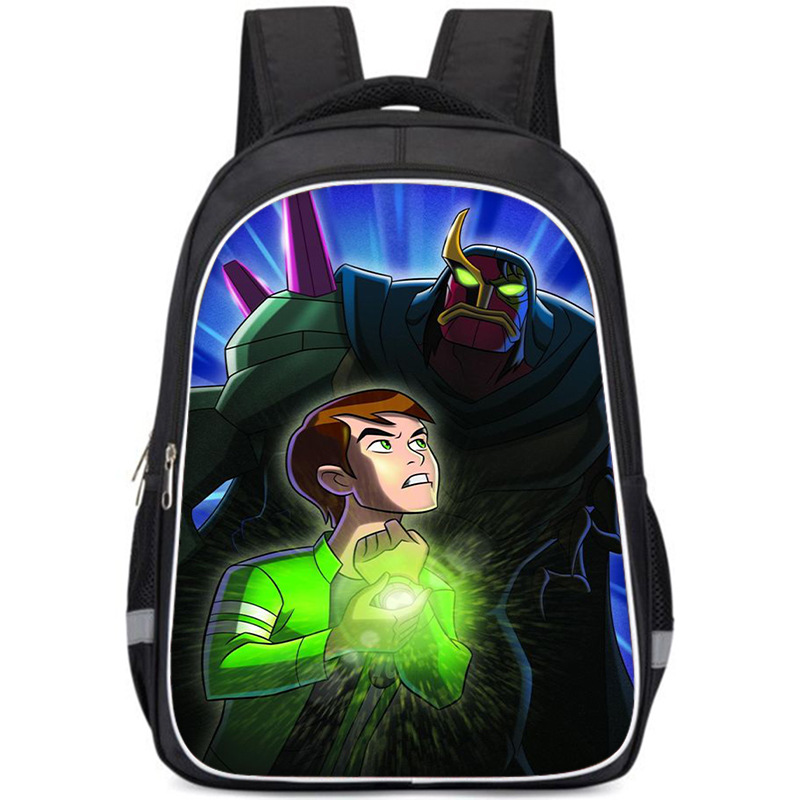 FlareFable 13.52" Anime Ben 10 Student Backpack, Popular Anime Ben 10 ...