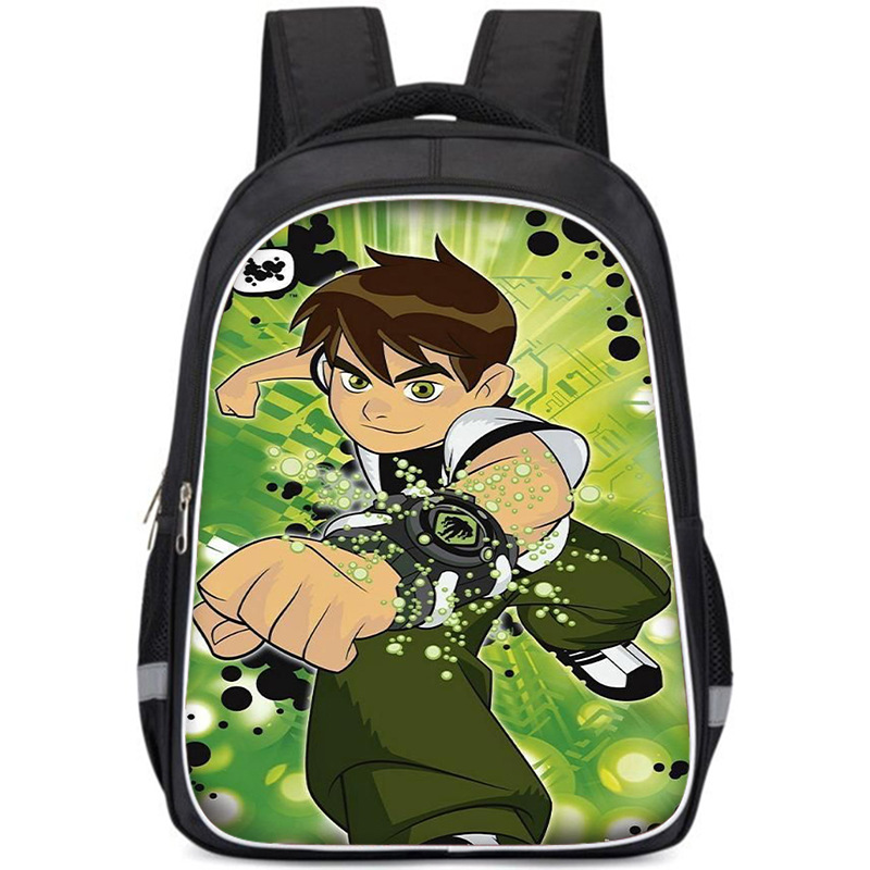 FlareFable 13.52" Anime Ben 10 Student Backpack, Popular Anime Ben 10 ...