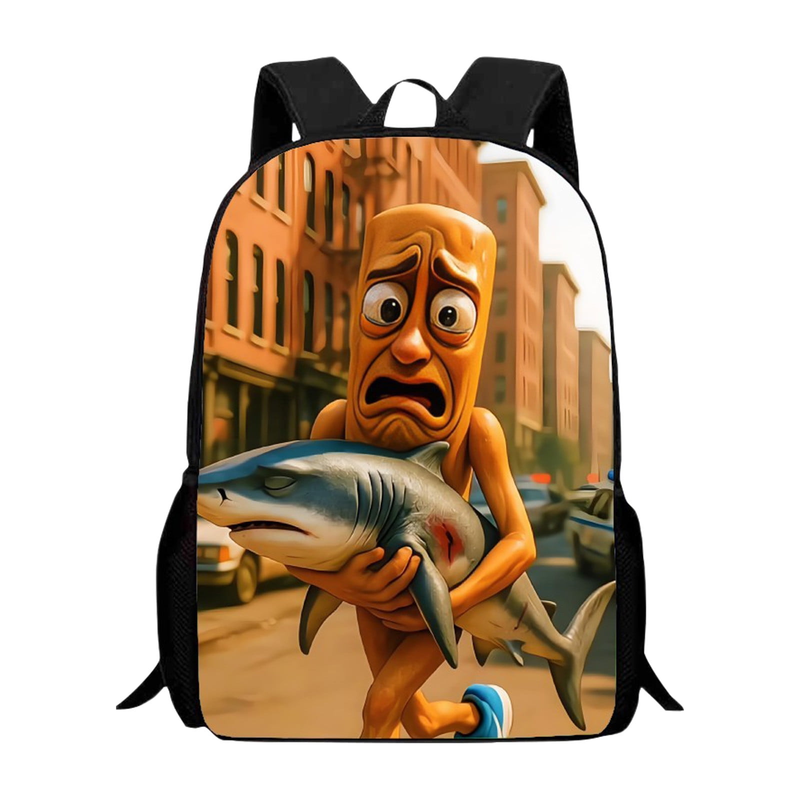 FlareFable 15.74" Italian Brainrot Student Backpack Set, Versatile 3Pcs ...
