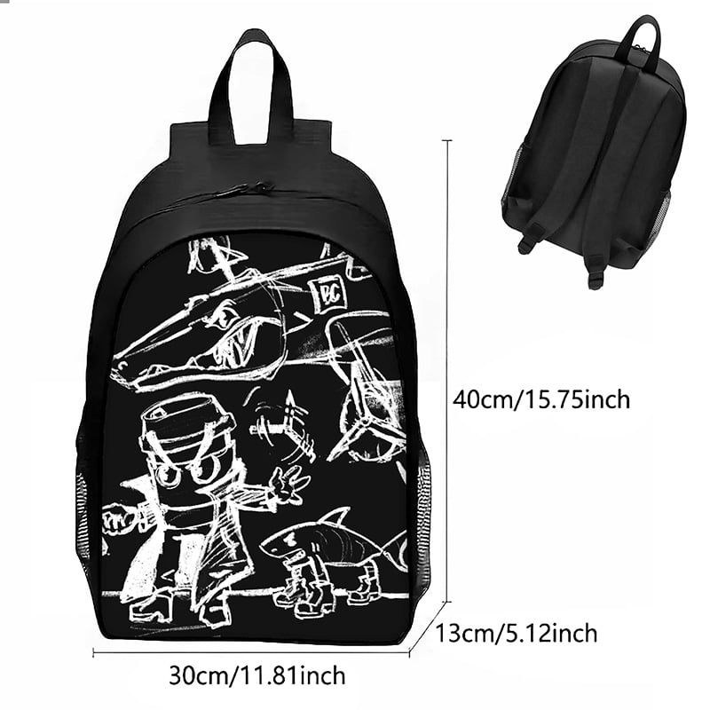 FlareFable 15.75" Italian Brainrot Student Backpack, Novelty Italian ...
