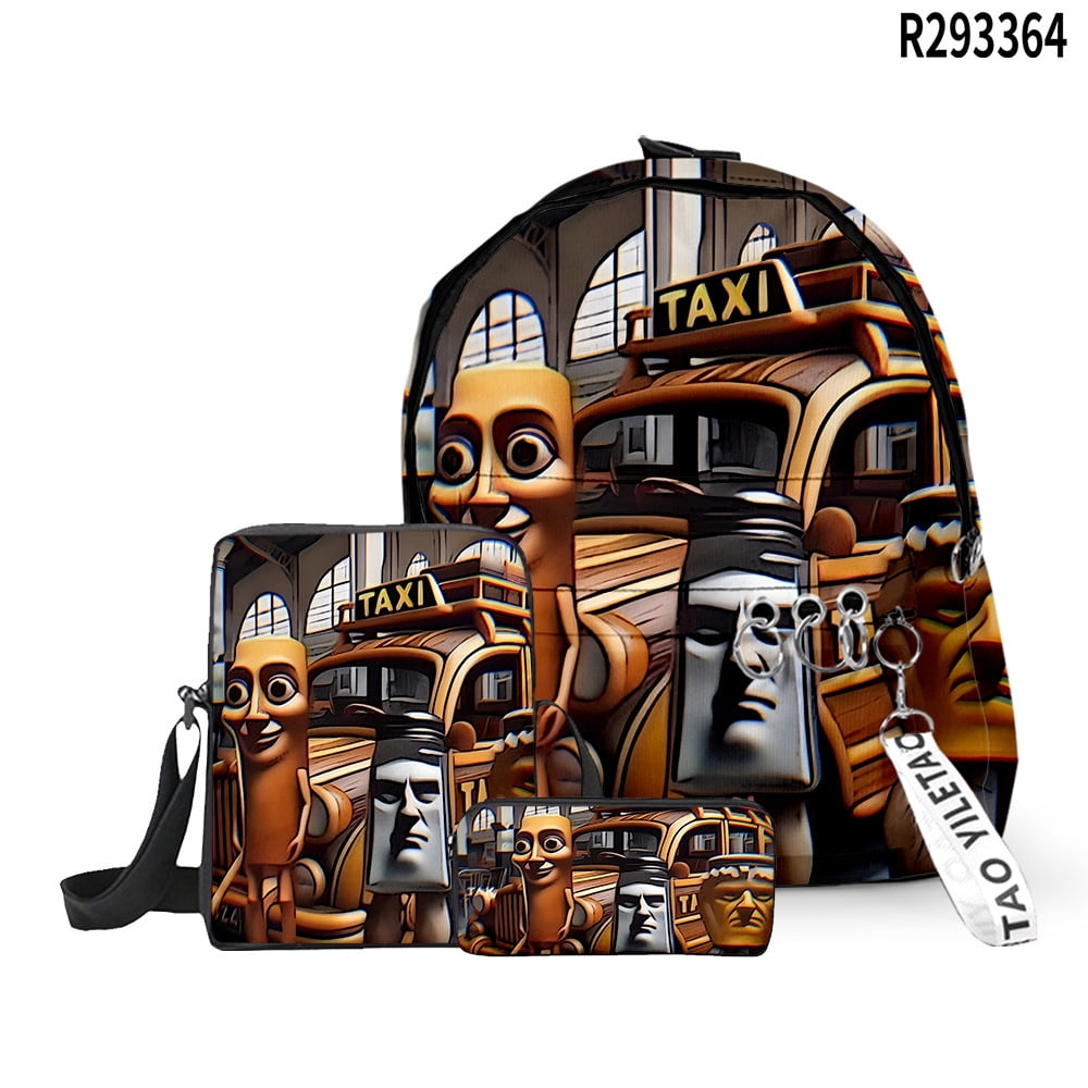 FlareFable 15.75" Italian Brainrot Theme Backpack, 1Pcs Italian ...