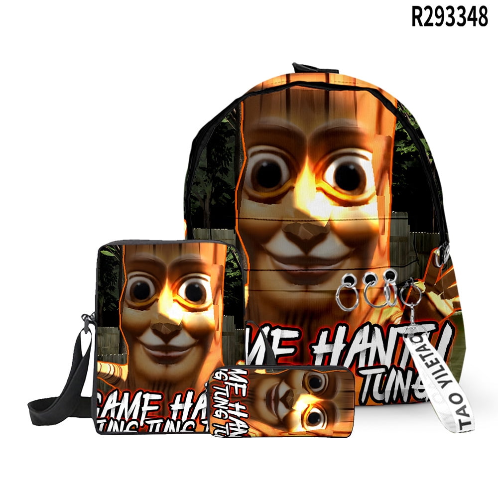 FlareFable 15.75" Italian Brainrot Theme Backpack Set, Versatile 3Pcs ...