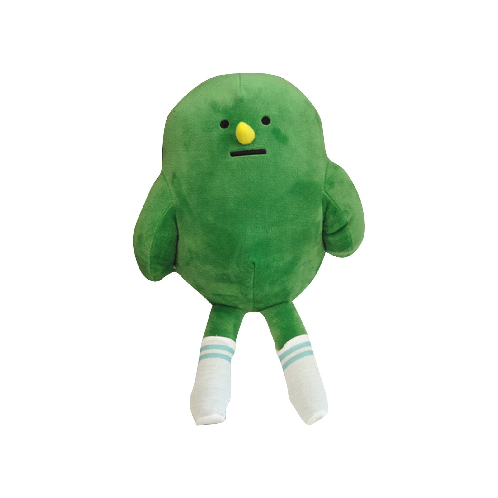 FlareFable 15.75" Sticky Monster Lab Plush Toys, Green Oval Monster ...