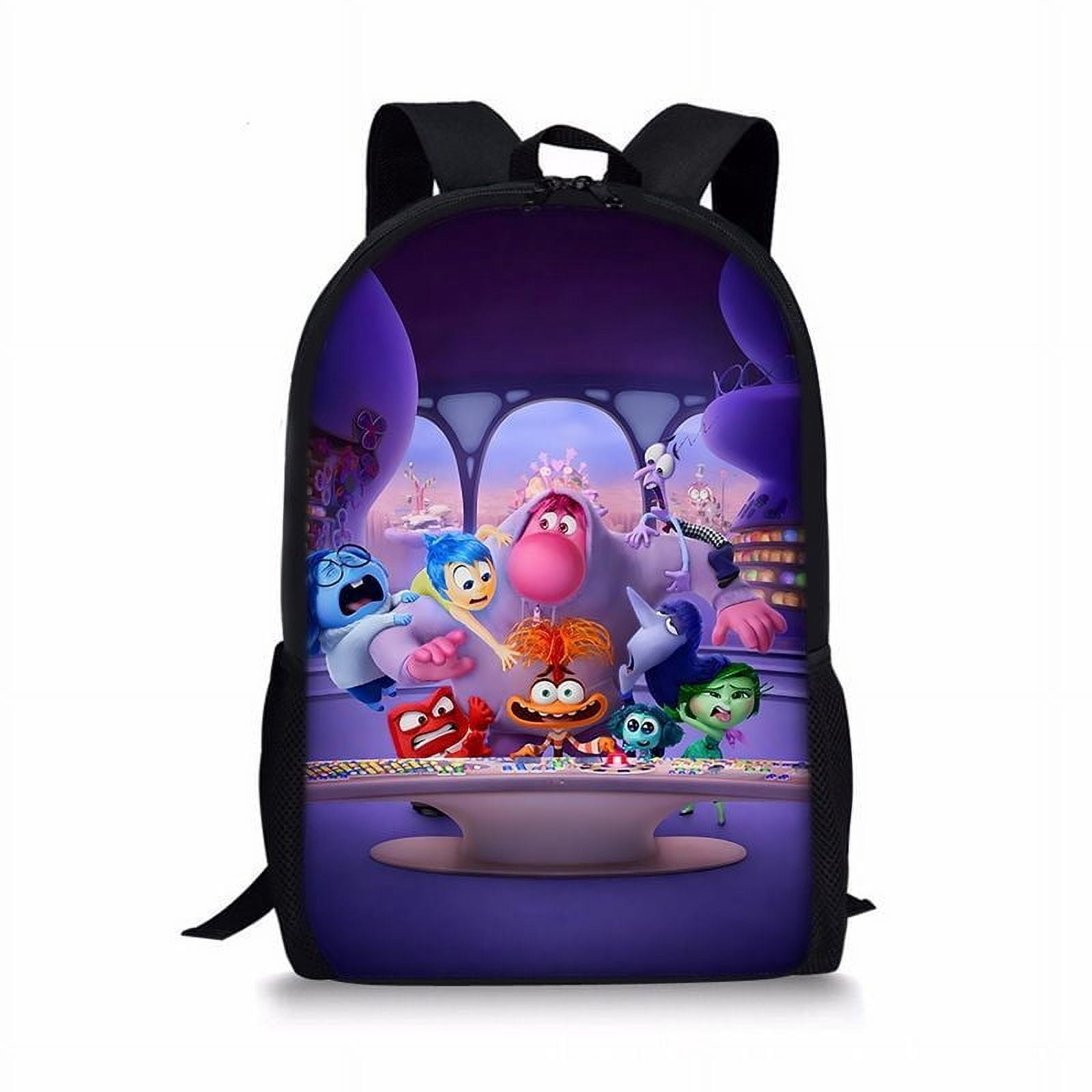 FlareFable 15" Cartoon Inside Out 2 Student Backpack, Cool Inside Out ...