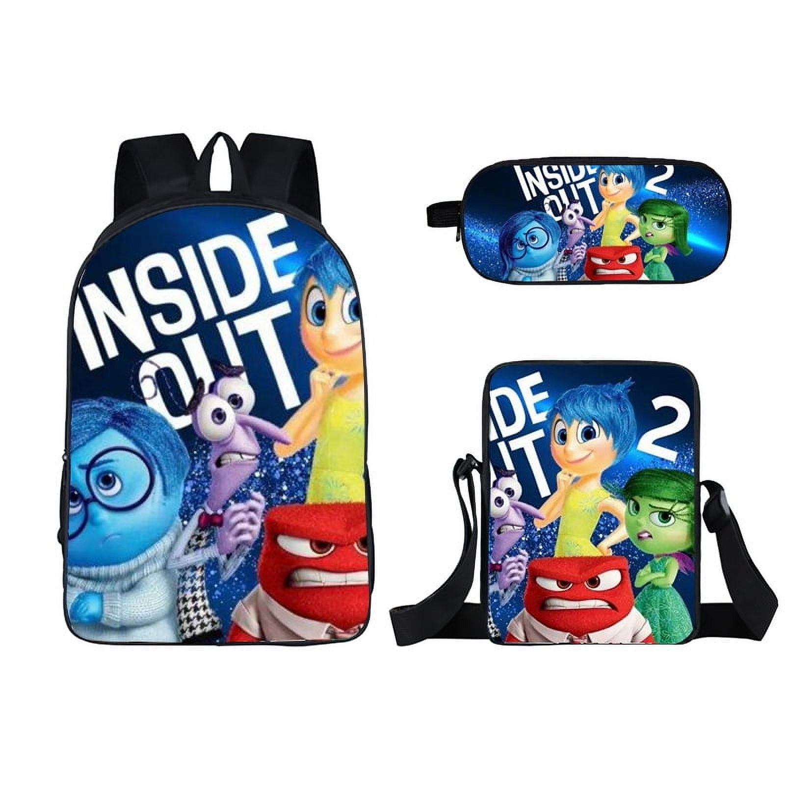 FlareFable 16.5" Movie Inside Out 2 Student Design Backpack Set ...