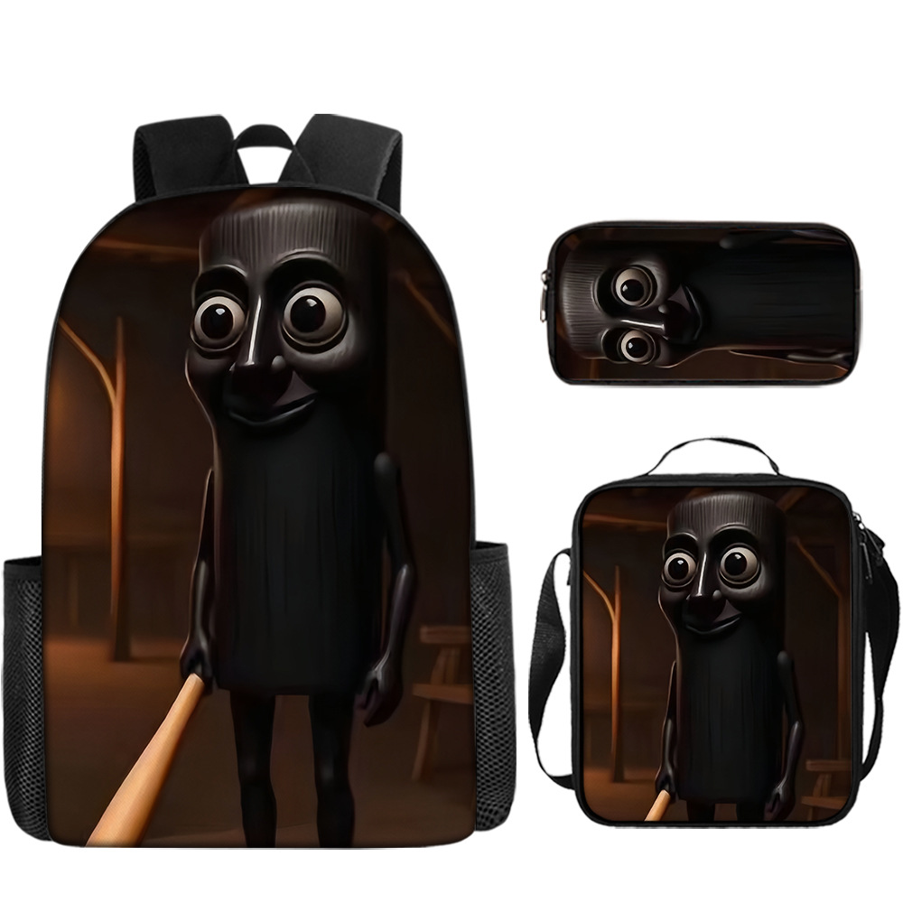 FlareFable 16.54" Italian Brainrot Design Cartoon Student Backpack ...