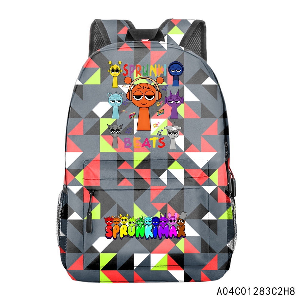 FlareFable 17.72" Incredibox Sprunki Student Backpack, Popular Game ...