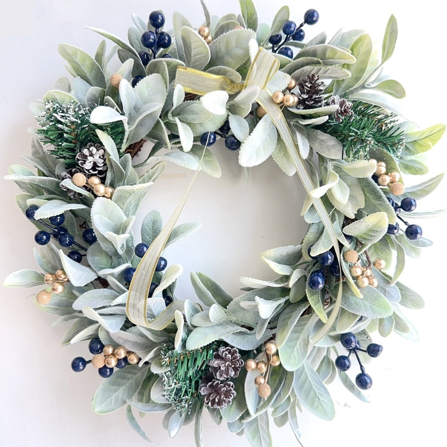 FlareFable 1FT Flower Christmas Garland, Fake Floral Greenery Vines for ...