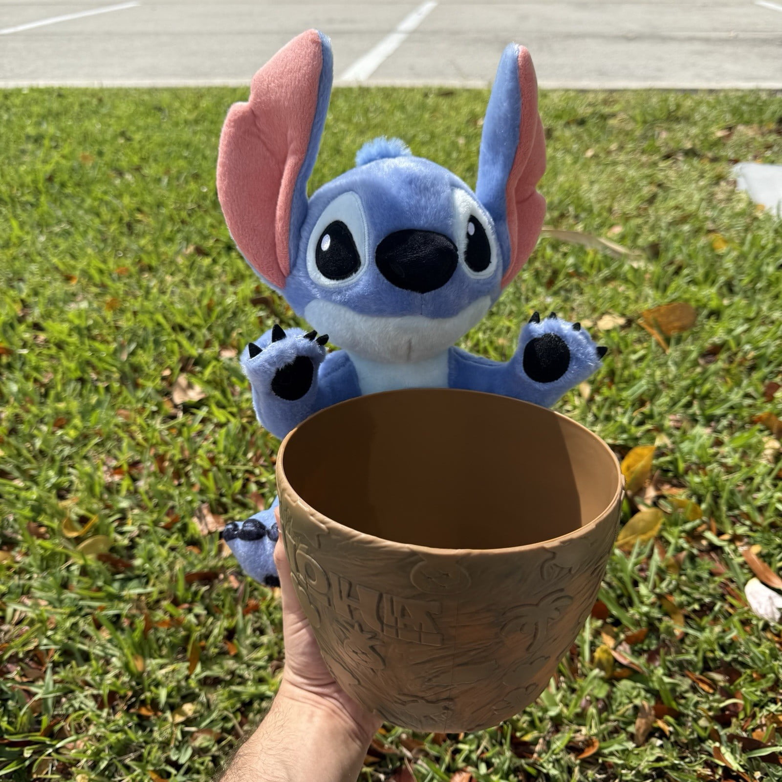 FlareFable 2025 New Stitch Plush Popcorn Bucket, Stitch Movie Design ...