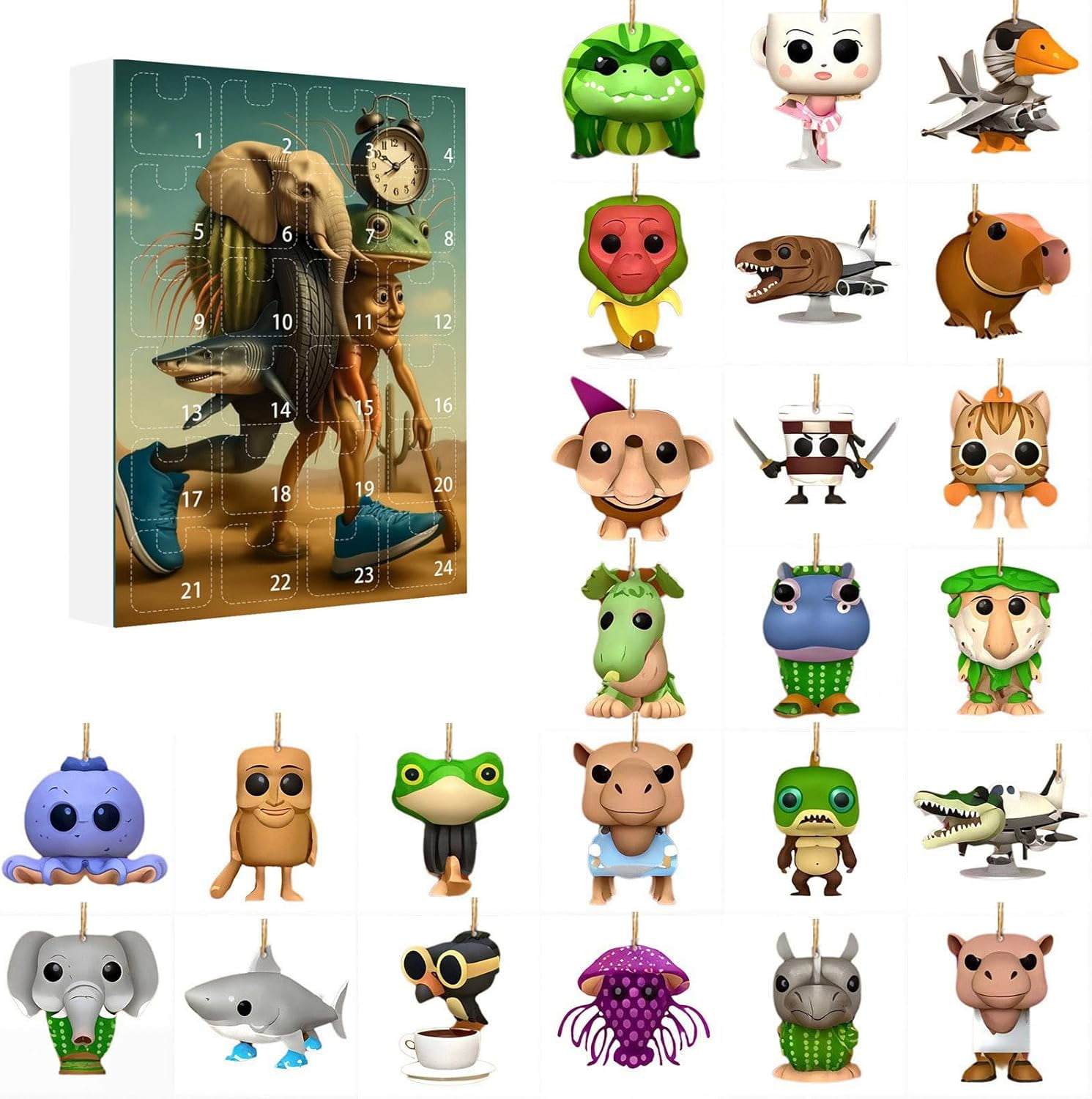 FlareFable 24 Days of Italian Brainrot Pendant Advent Calendar ...