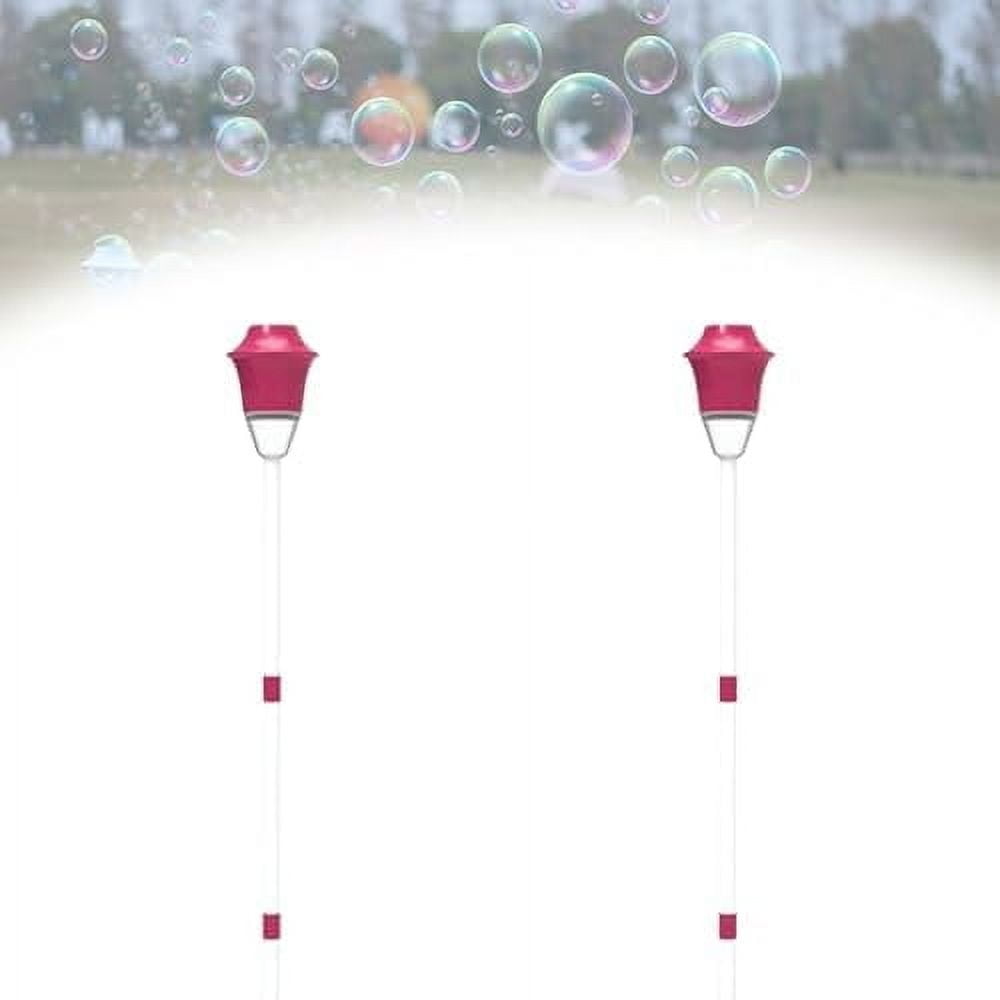 FlareFable 47" Adjustable Bubble Torch Garden Lamp, Automatic Bubble ...