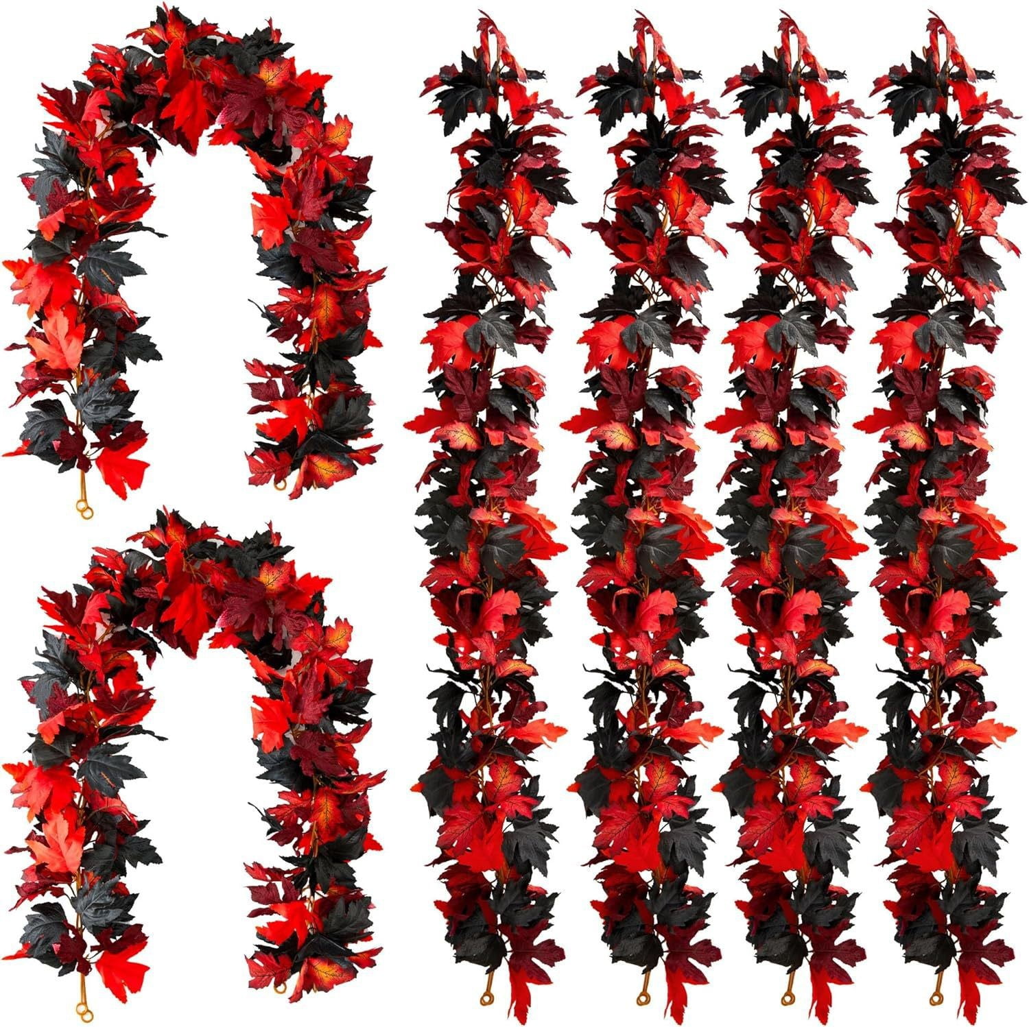 FlareFable 5.7 FT Artificial Fall Garland Hanging Vine, Realistic ...