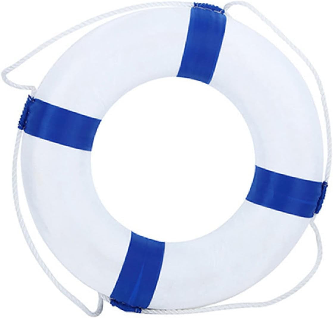 FlareFable 7.87" Life Ring with Water Floating Lifesaving Rope, Outdoor ...