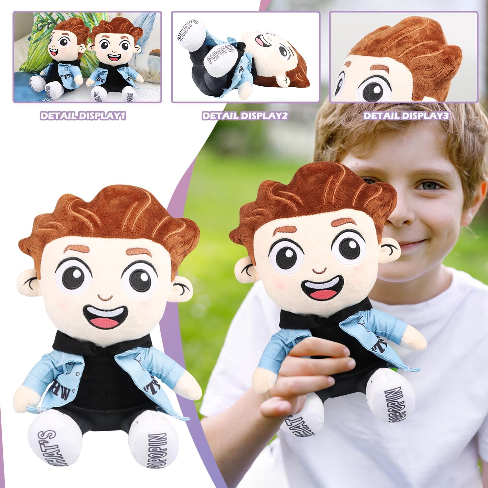 FlareFable 8.66" Caylus Plush Toys, Soft and Huggable Caylus Stuffed ...