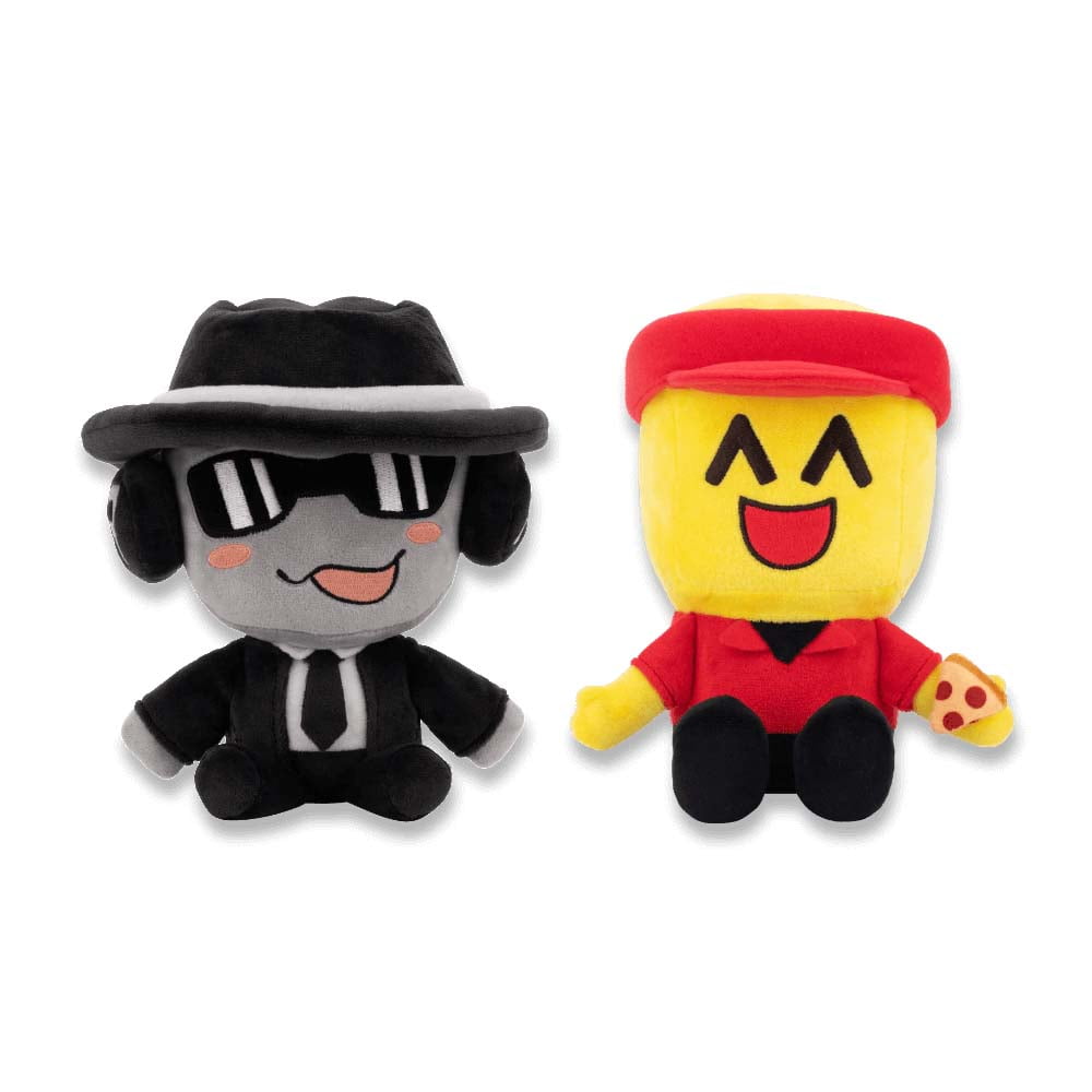 FlareFable 9.8" Chance and Elliot Plush Bundle, Pizza Boy & Chance ...
