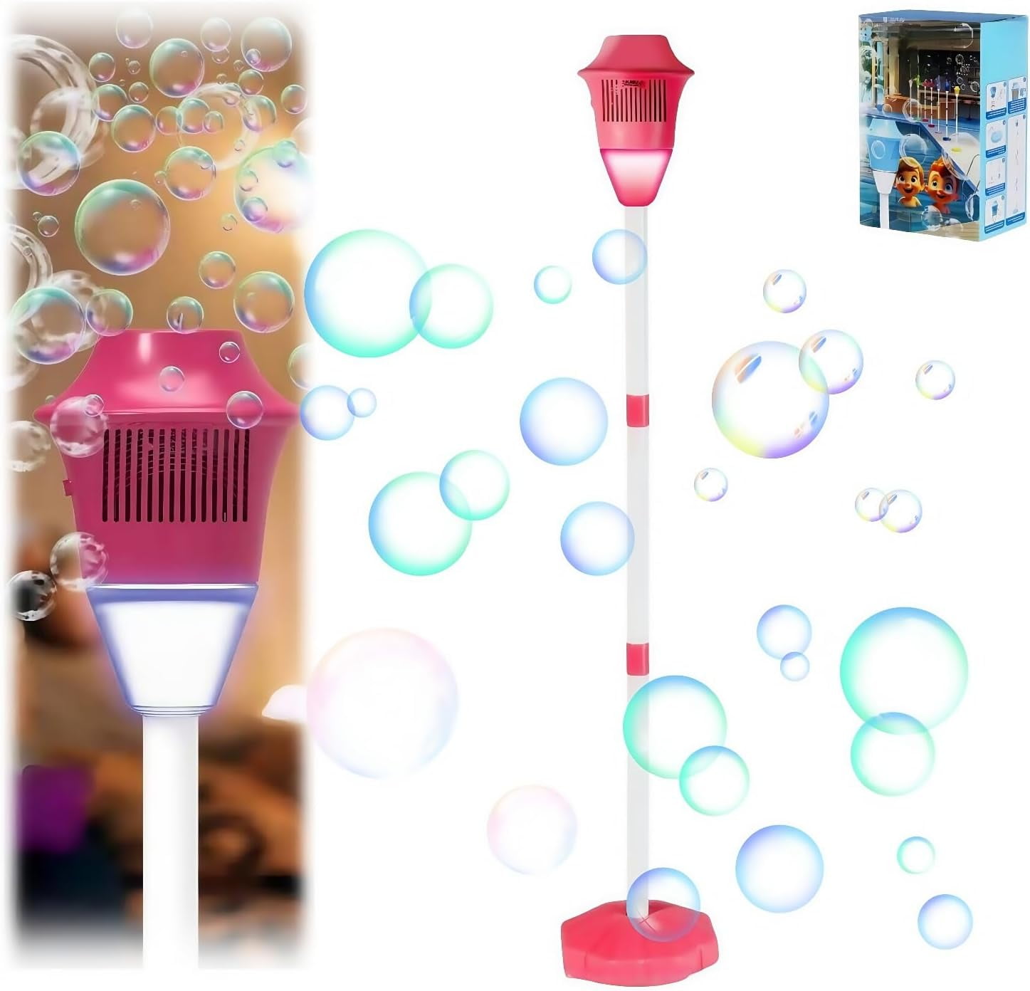FlareFable Bubble Machine Stand, 2025 New Bubble Torch Garden Lamp with ...