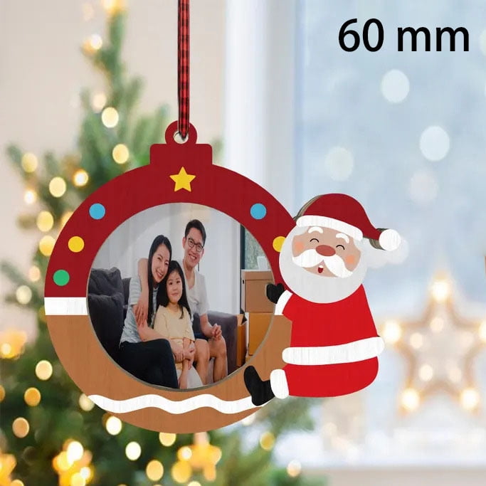 FlareFable Christmas Santa Claus Redeer or Snowman Figurine Wooden ...