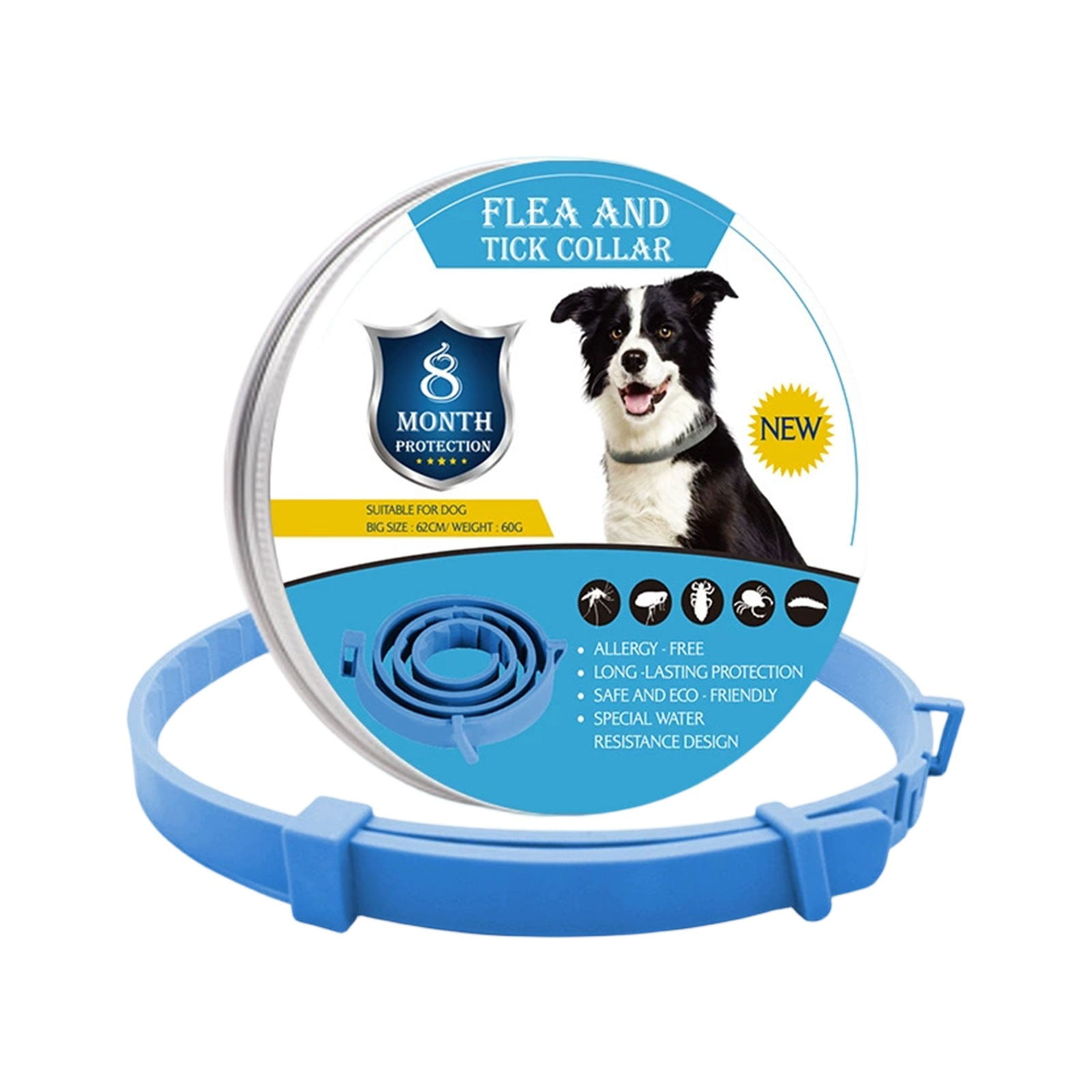 FlareFable Collar Dog Adjustable Calming Collars, Calming Collar for ...