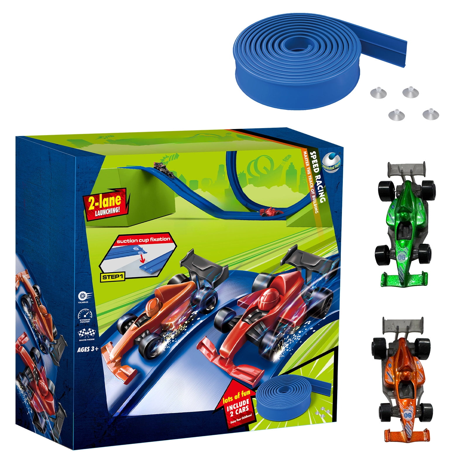 FlareFable Cool Car Track Set, Circular Car Race Track for Car Race ...