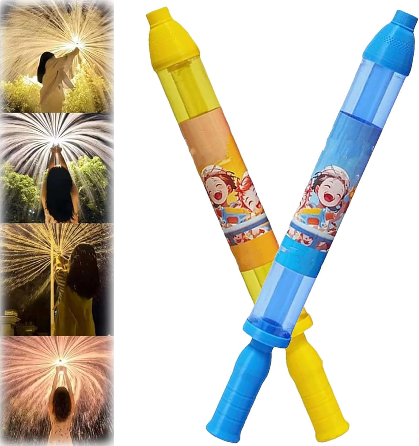 FlareFable Firework Water Gun, Fun Pusher Type Fireworks Water Jet ...