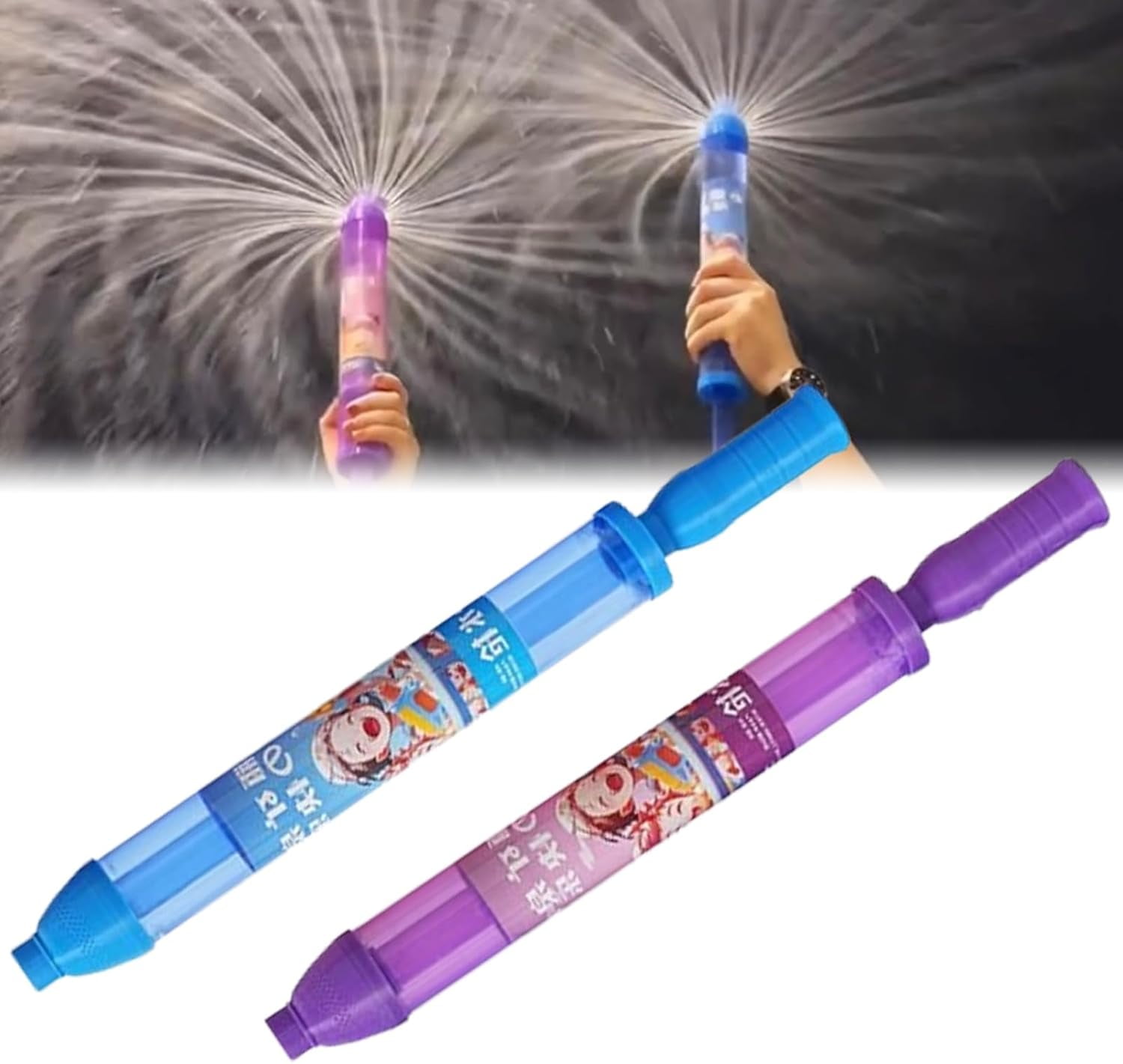FlareFable Firework Water Gun, Novelty Pusher Type Fireworks Water Jet ...
