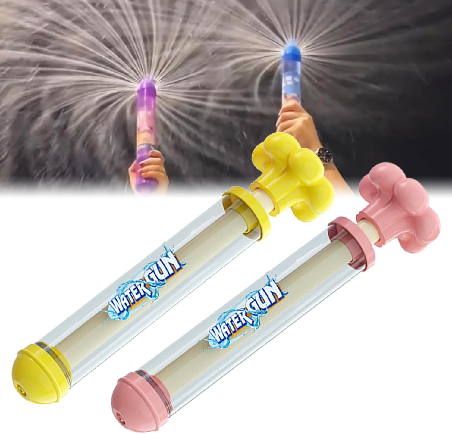FlareFable Firework Water Gun, Novelty Pusher Type Fireworks Water Jet ...