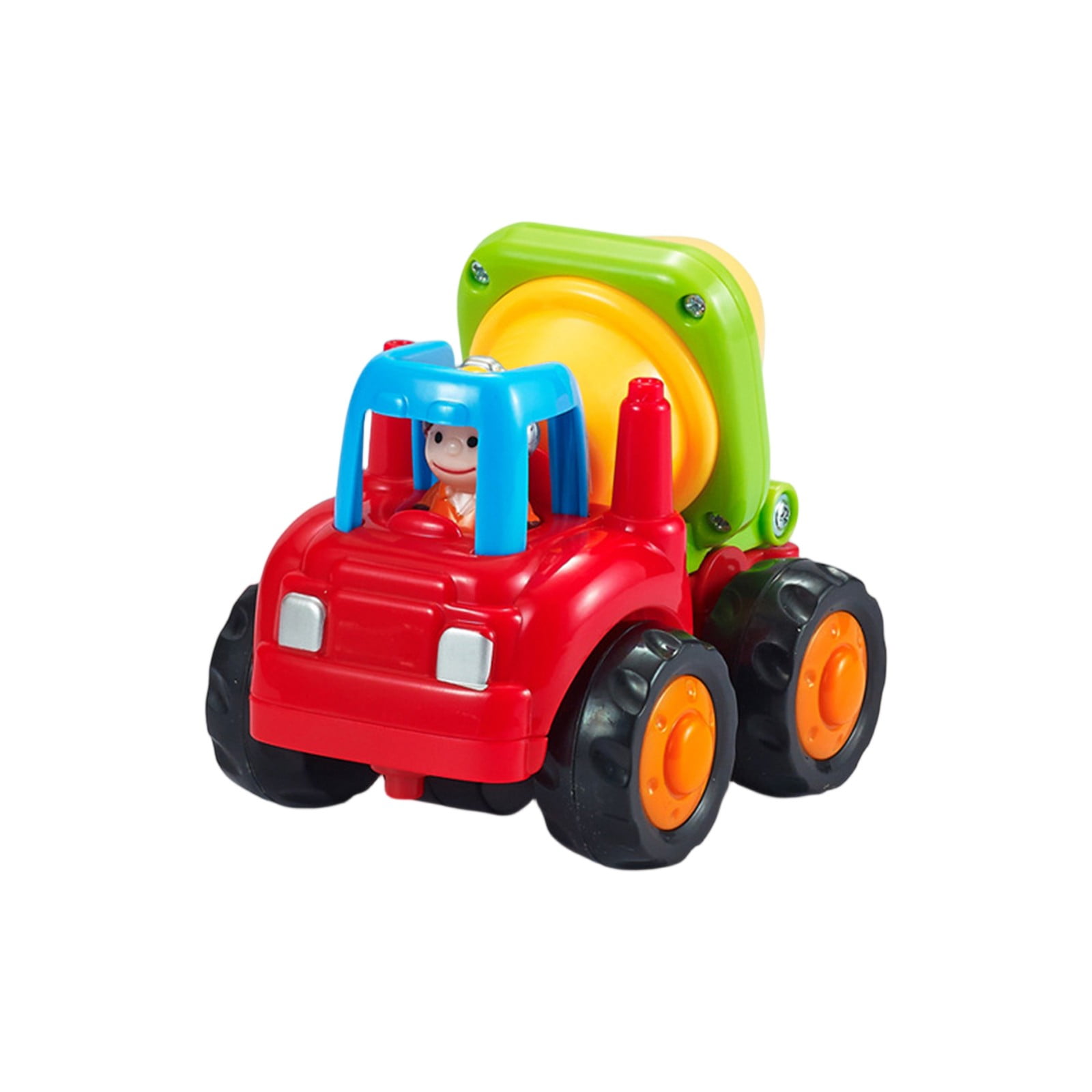 FlareFable Friction Powered Cars Toys, 2.75" Mixer Truck Vehicles Toys ...