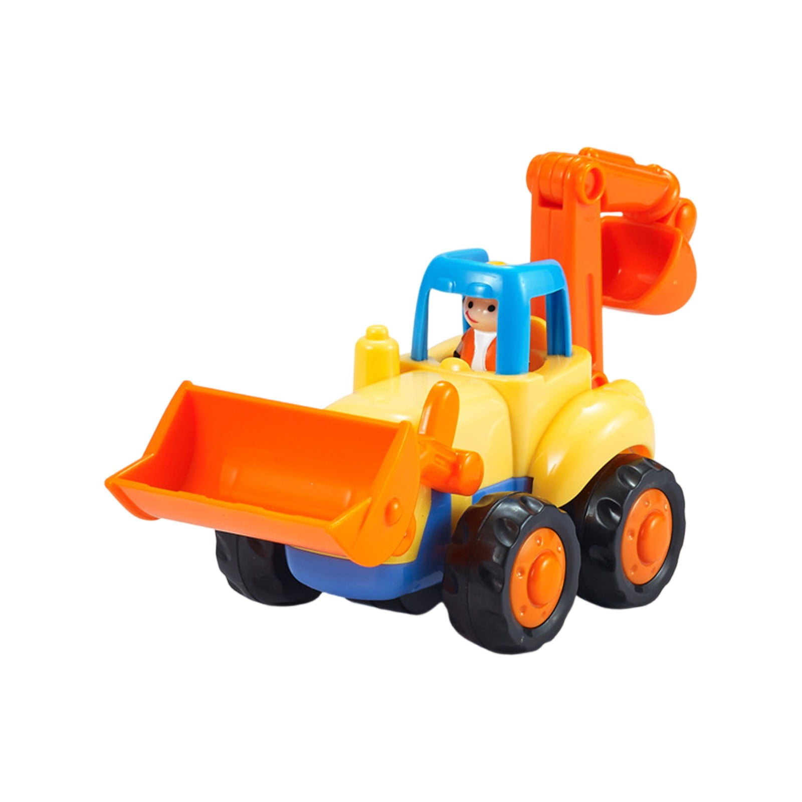 FlareFable Friction Powered Cars Toys, 3.14" Bulldozer Vehicles Toys ...