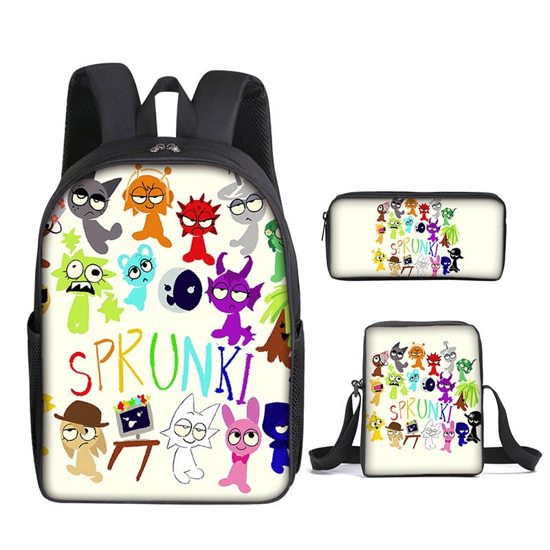 FlareFable Game Incredibox Sprunki Style Student Backpack, Sprunki ...