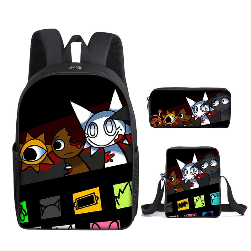 FlareFable Game Incredibox Sprunki Style Student Backpack, Sprunki ...