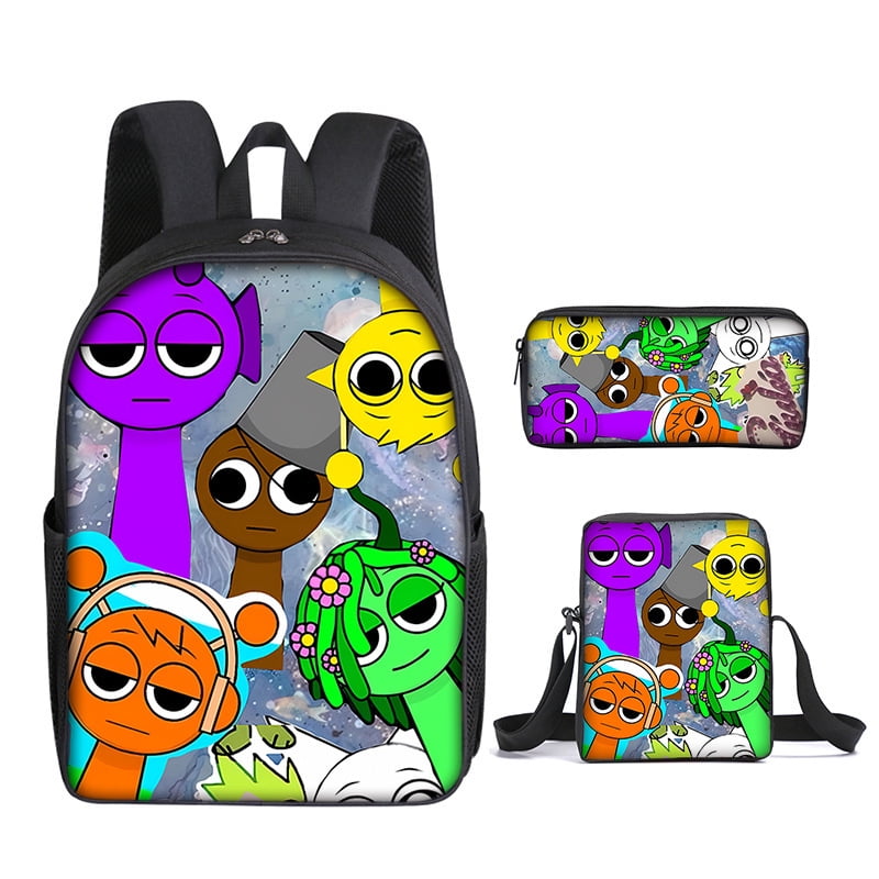 FlareFable Game Incredibox Sprunki Style Student Backpack, Sprunki ...