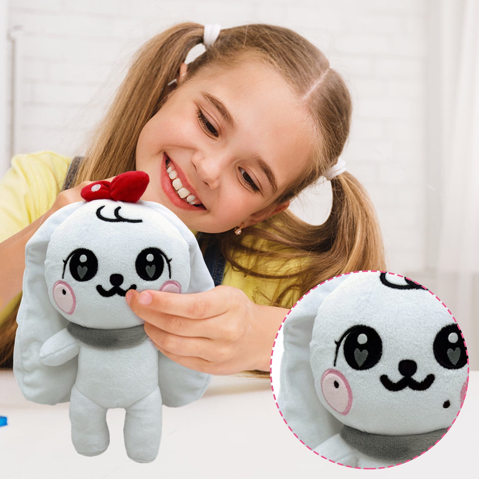 FlareFable Idol Girl Group IVE Plush Toys, 9.4" Minive CHERRY Stuffed ...