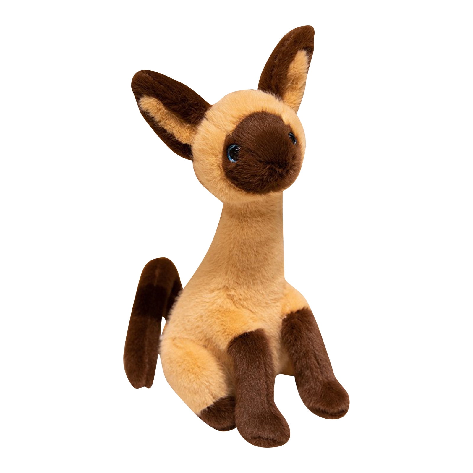 FlareFable Brown Iris Siamese Cat Stuffed Toy, 10.6 Inches - Amuseables ...