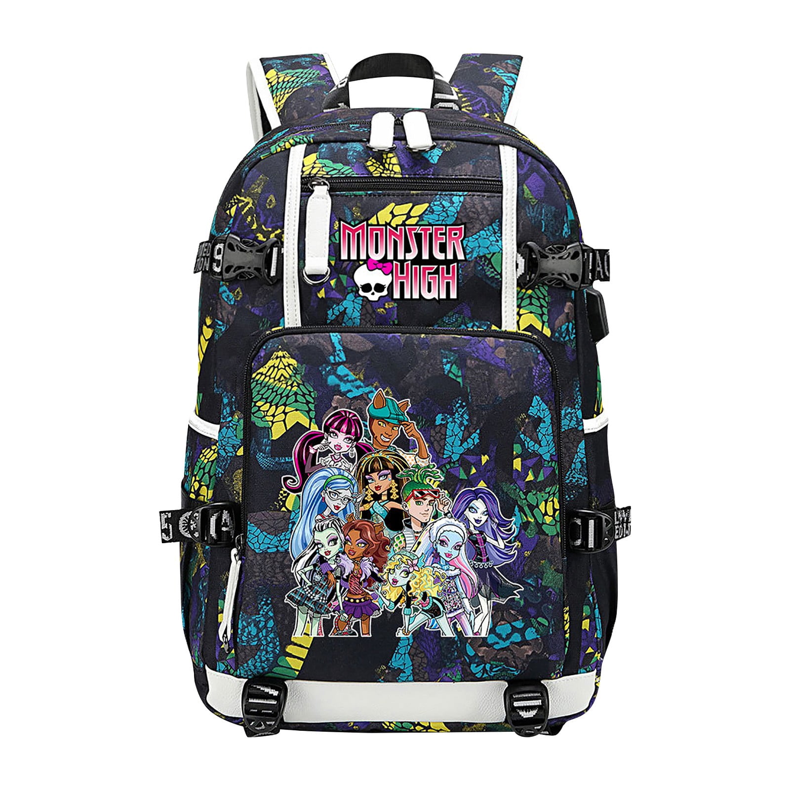 FlareFable Monster School Design Student Backpack, Monster School ...