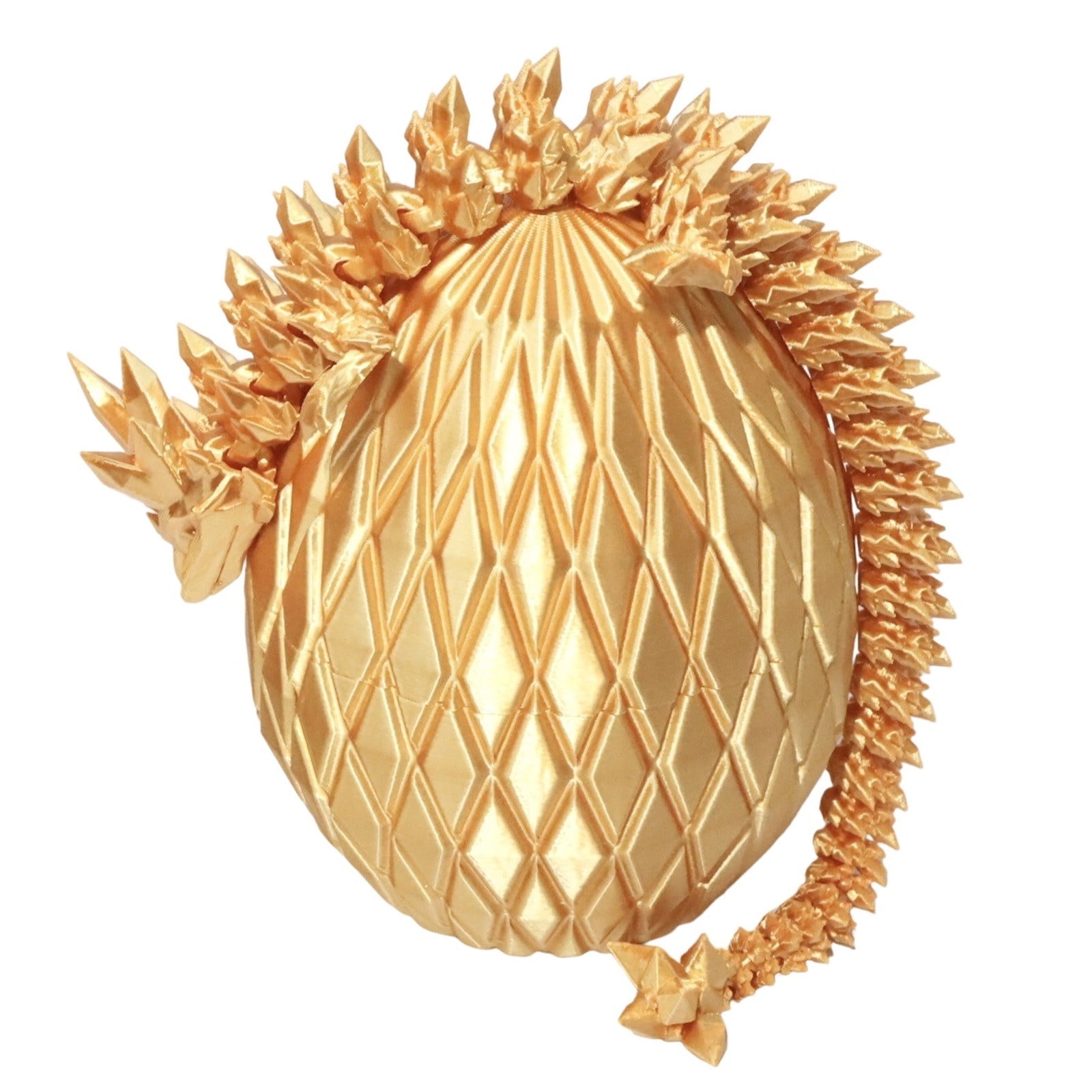FlareFable New Design 3D Printed Dragon Egg Toy, Novelty 11.41" Dragon ...