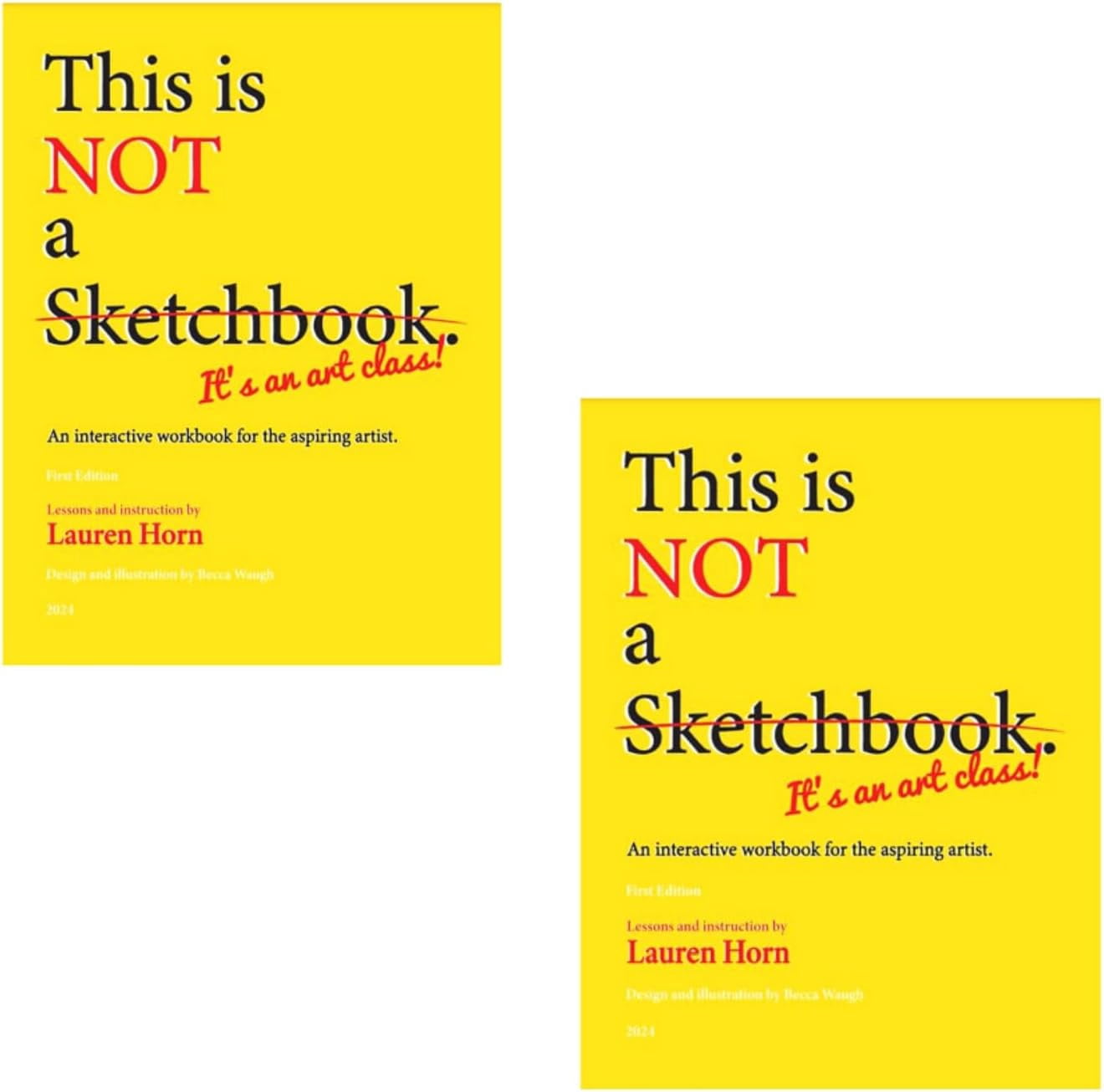 FlareFable This is Not A Sketchbook, It's an Art Class Spiral-Bound ...