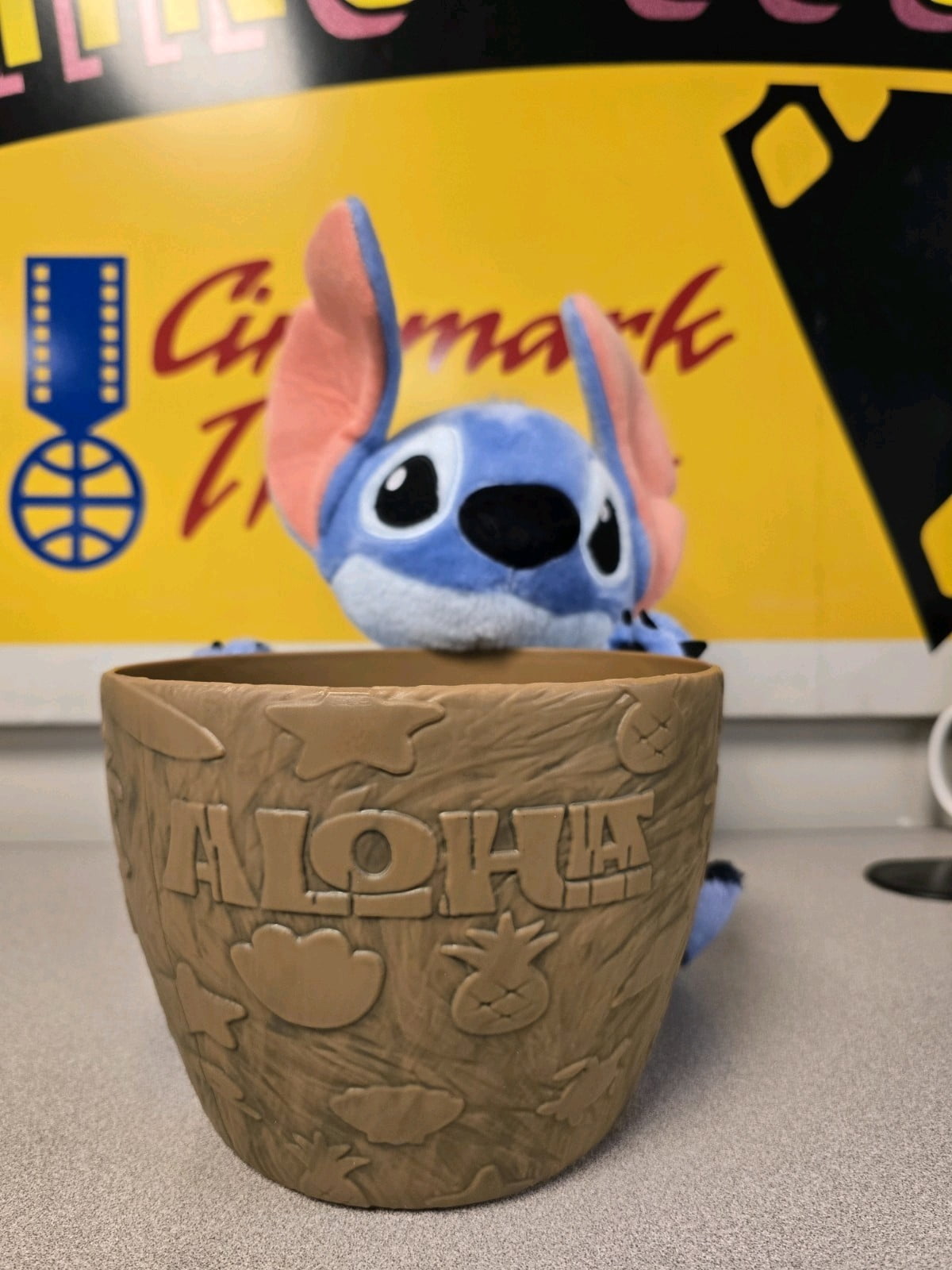 FlareFable Stitch Movie Plush Popcorn Bucket Toys, Stitch Design Bucket ...