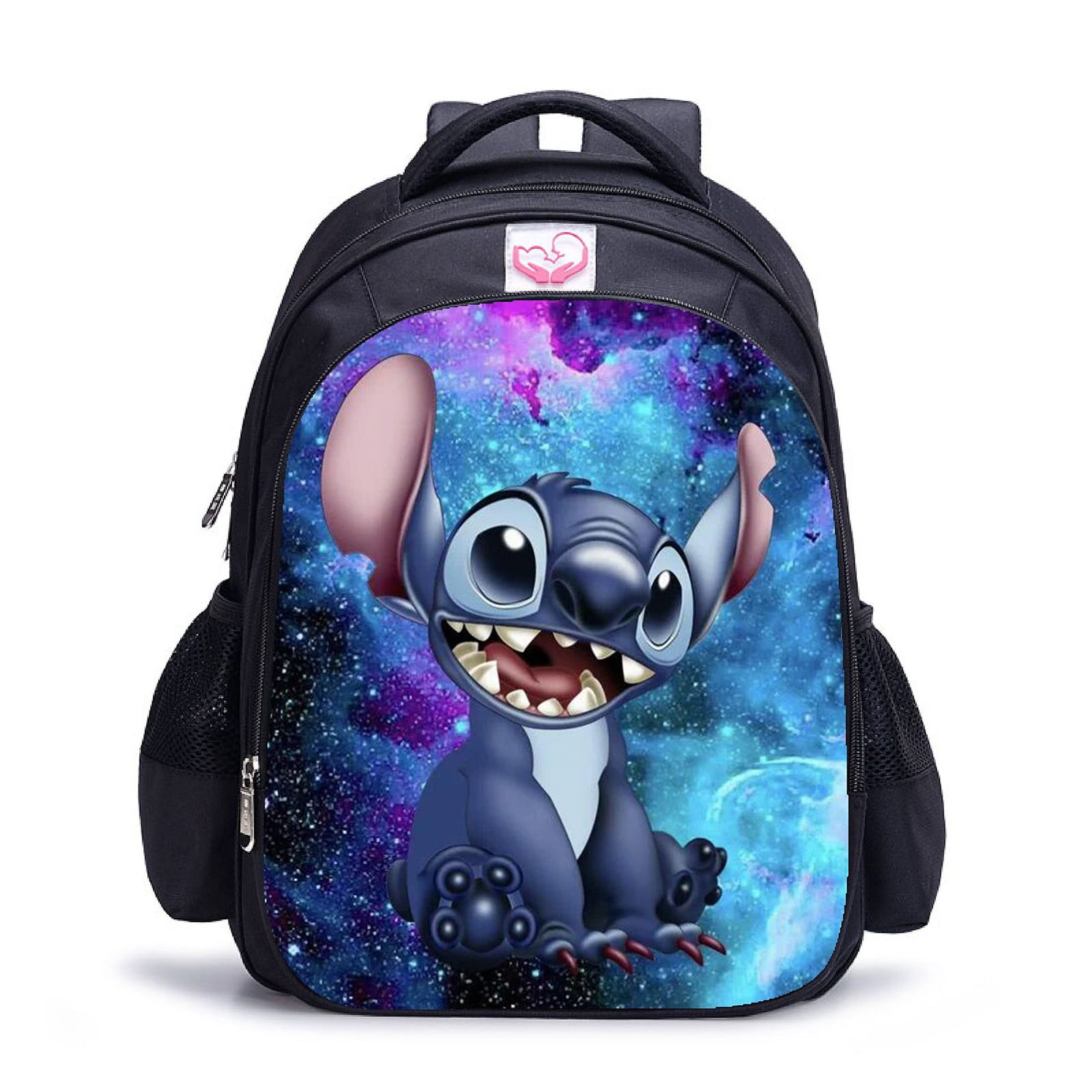 FlareFable Stitch Student Backpack, Kawaii Stitch Design School Bag ...