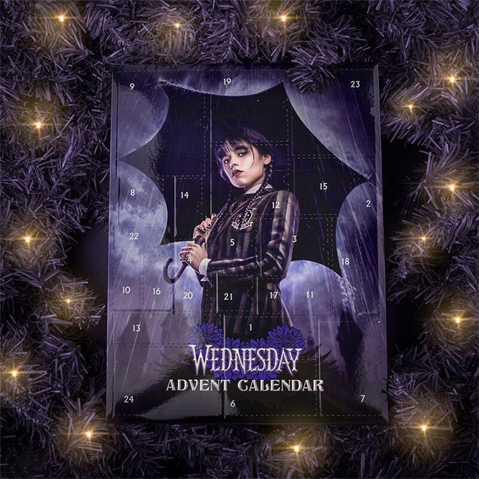 FlareFable Wednesday Addams Advent Calendar 2025 Blind Box, 24 Days ...