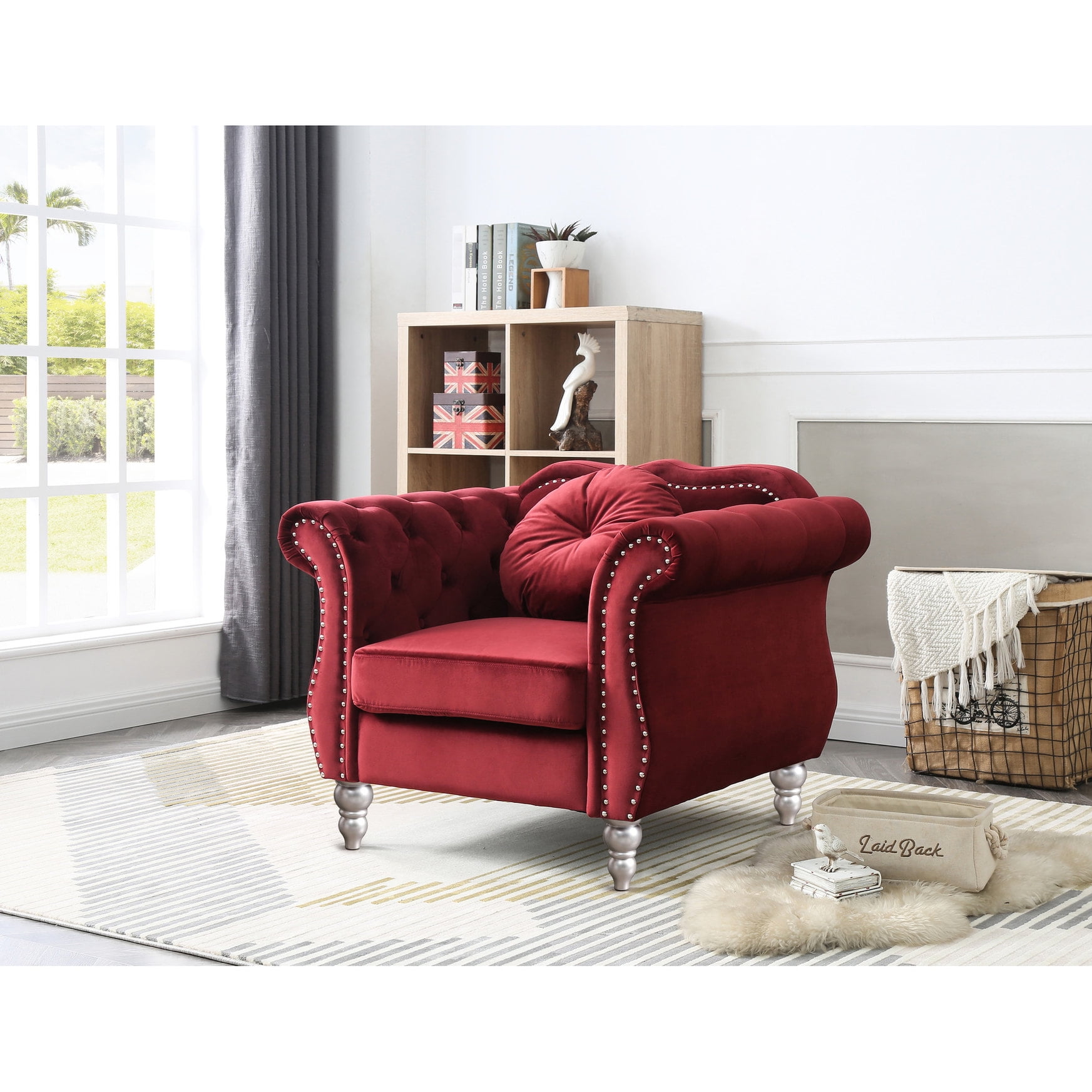 Flared Armchair / Clear Assembly Guide, Flared Arms Style / Adds a ...