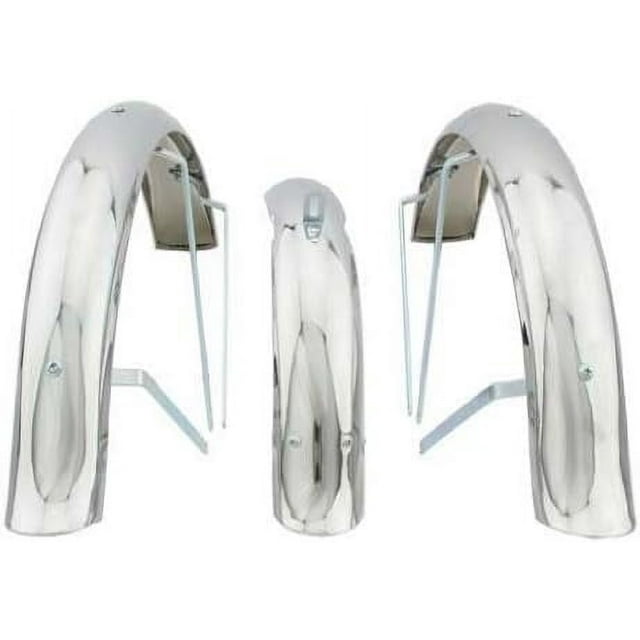 Flared Hollow Trike Conversion Kit Fender Set Chrome. for Bike trikes ...