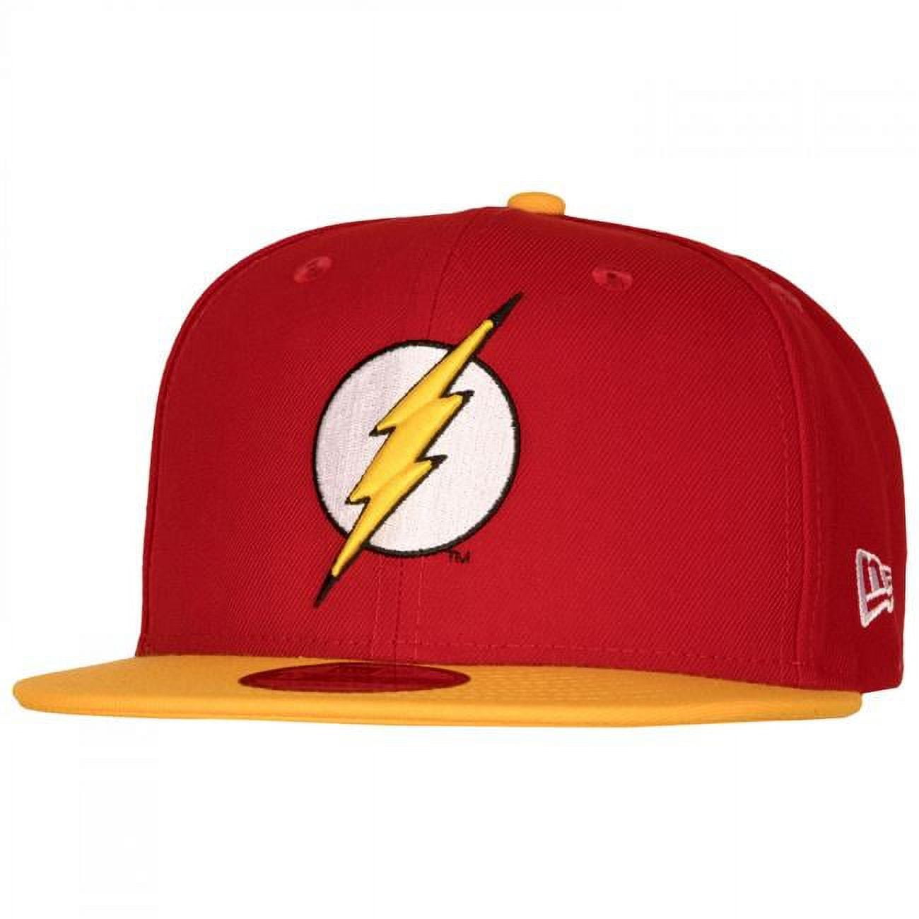 Flash 831593 The Flash Classic Logo Red & Yellow New Era 9Fifty ...