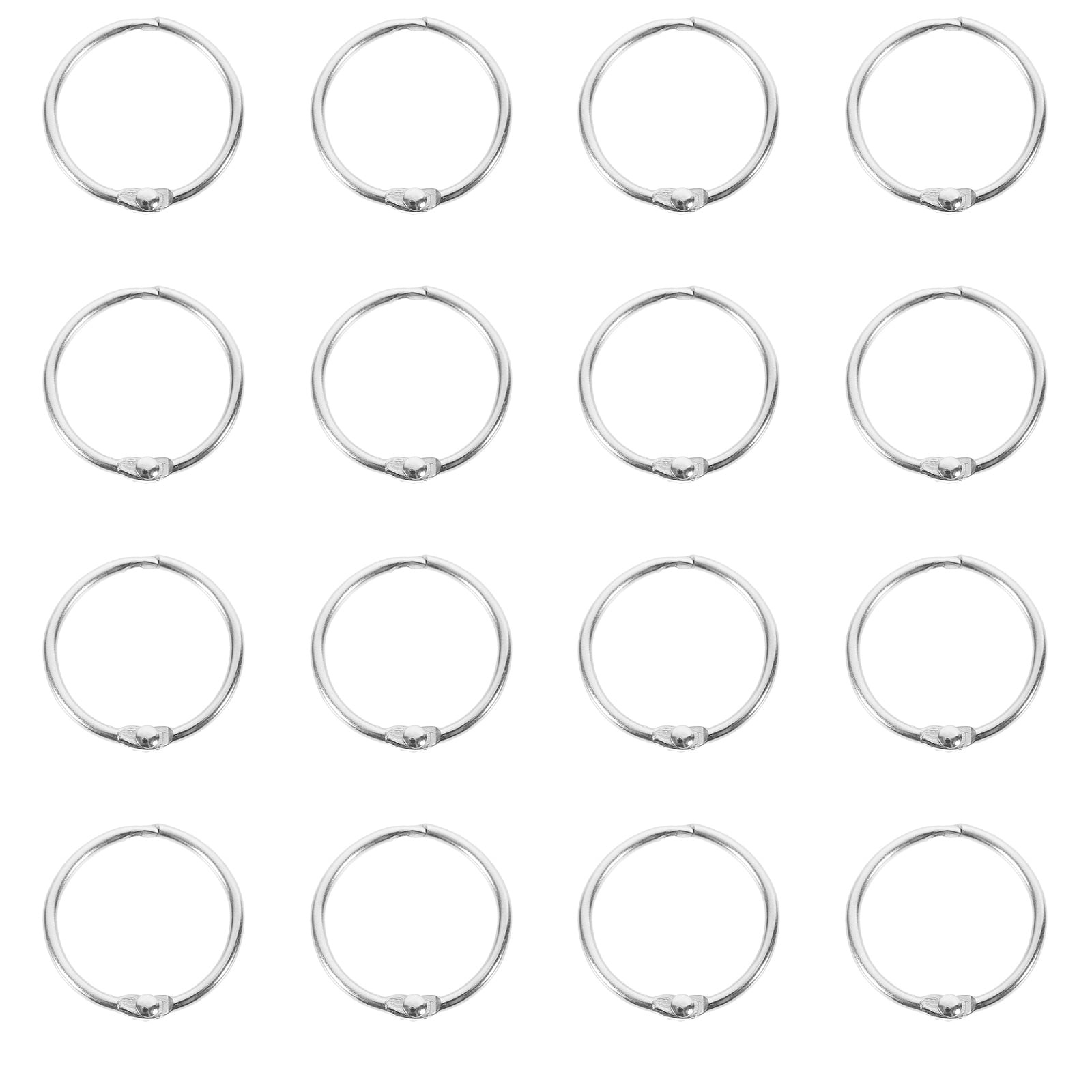 Flash Card Rings Snap Stationery Binding Open Photo Album Book Circle ...