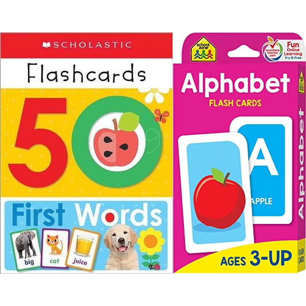 Flash Card Set: Alphabet Flash Cards (Ages 3 and Up) + Scholastic Early ...
