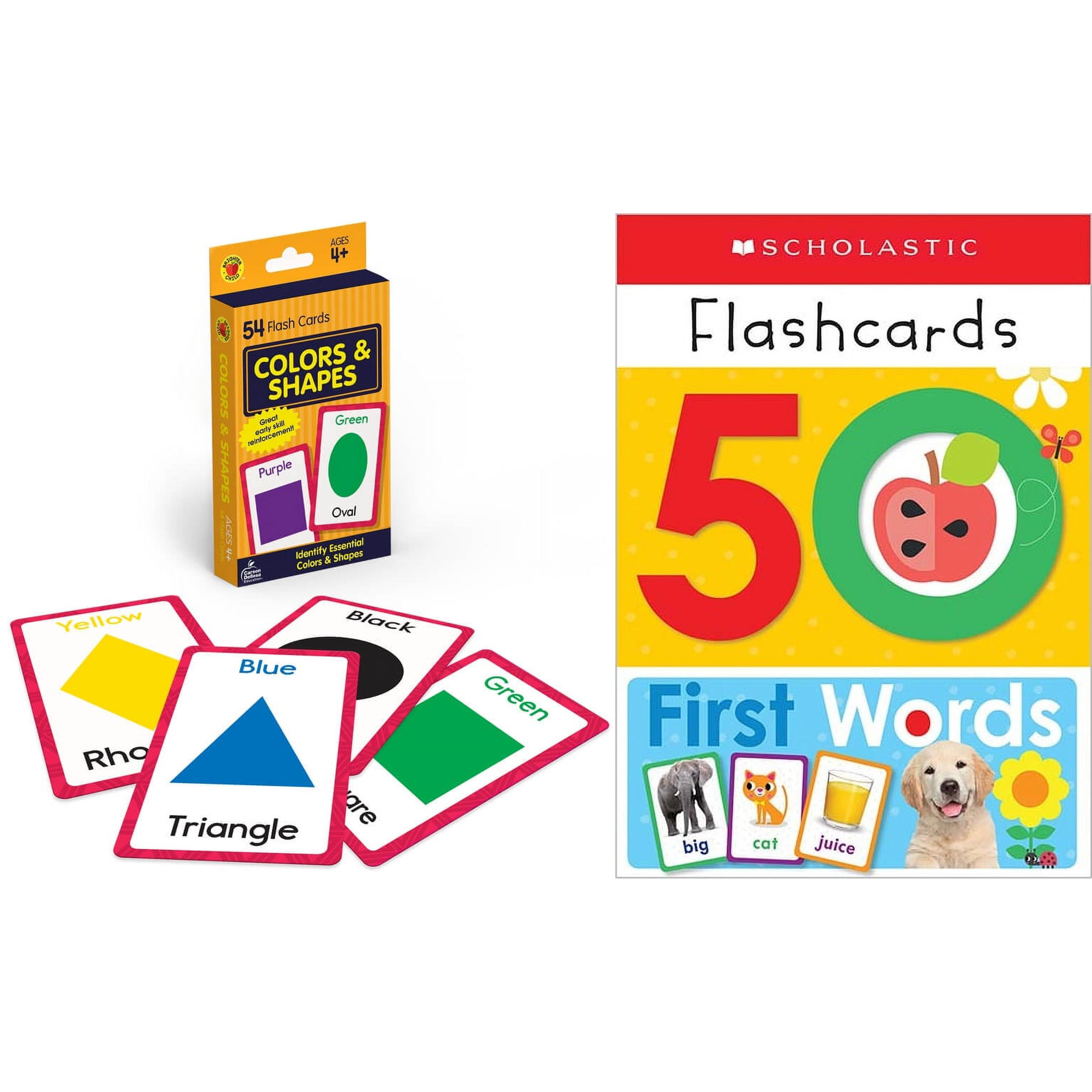 Flash Card Set: Brighter Child Flash Cards: Colors and Shapes Flash ...