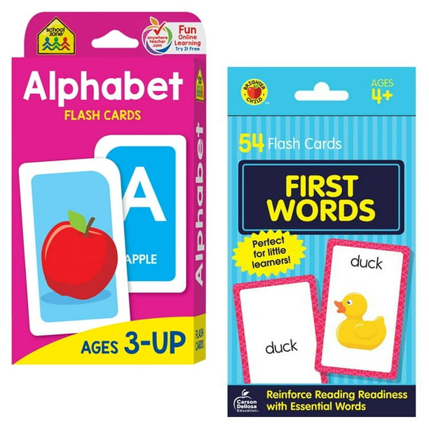 Flash Card Set: Brighter Child Flash Cards: First Words Flash Cards ...